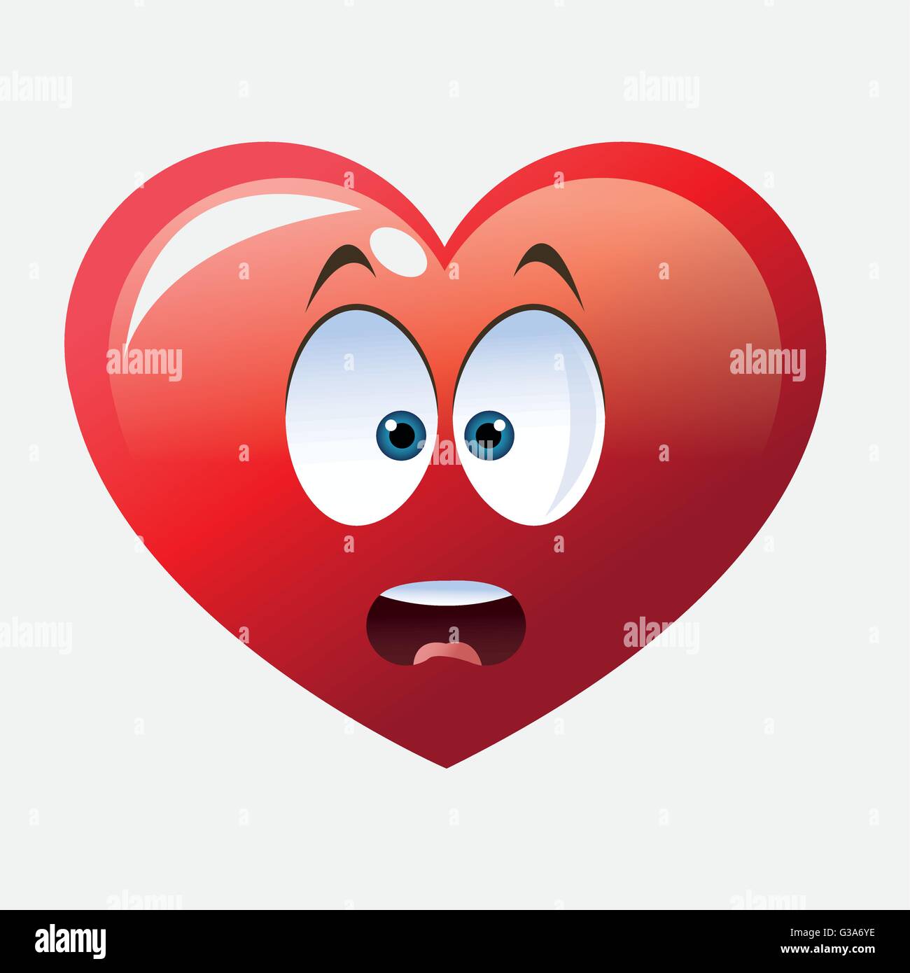 Heart shape cartoon Stock Vector Image & Art - Alamy