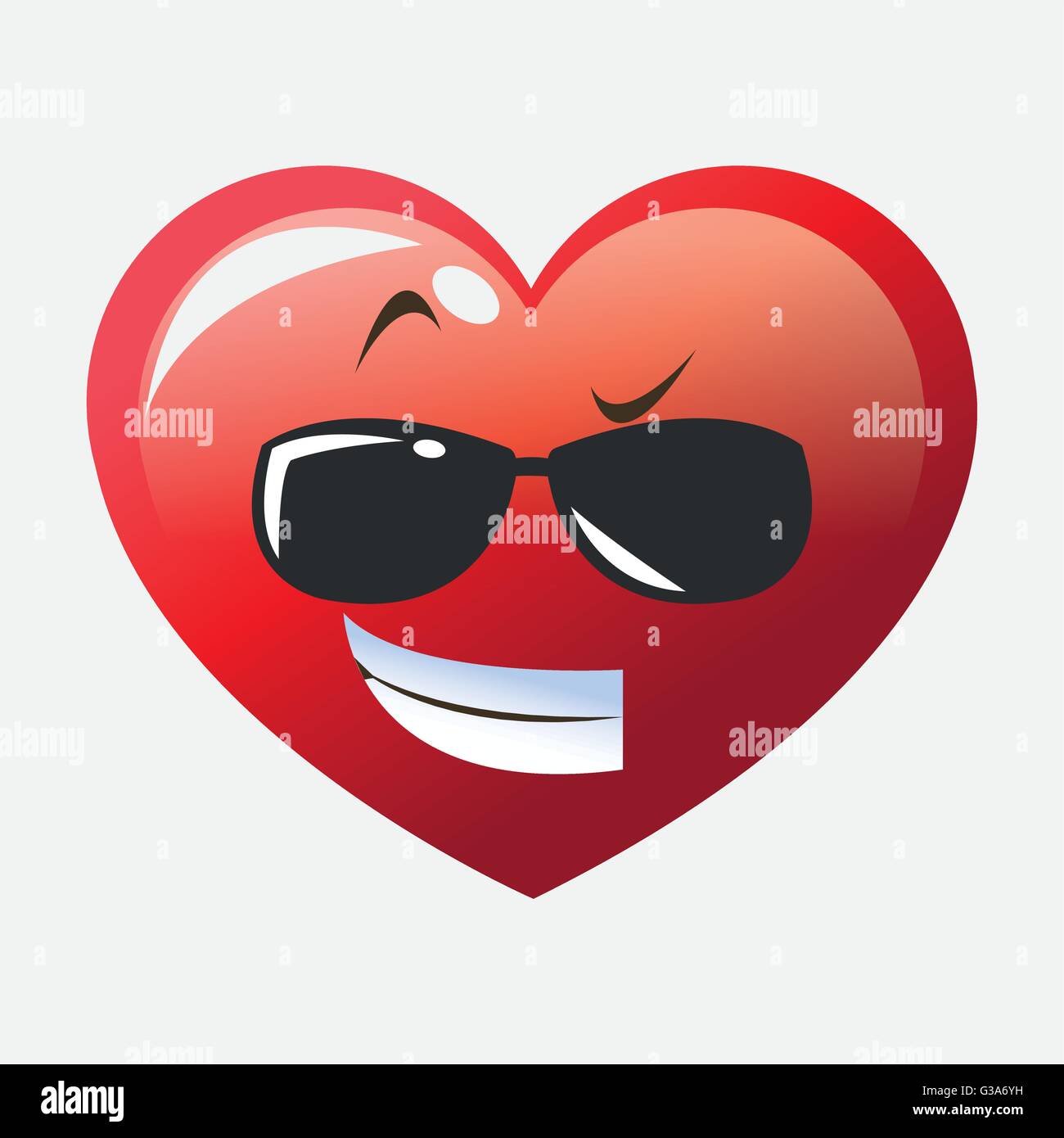 Heart shape cartoon Stock Vector Image & Art - Alamy