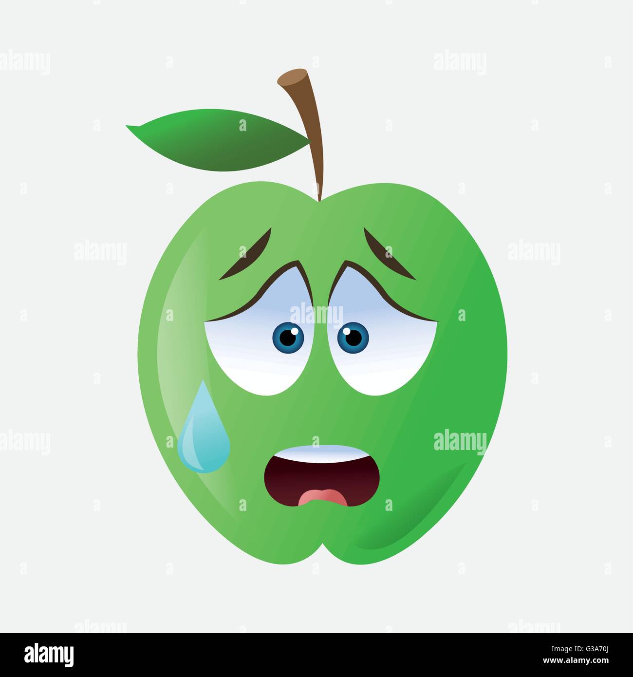 Apple shape cartoon Stock Vector Image & Art - Alamy