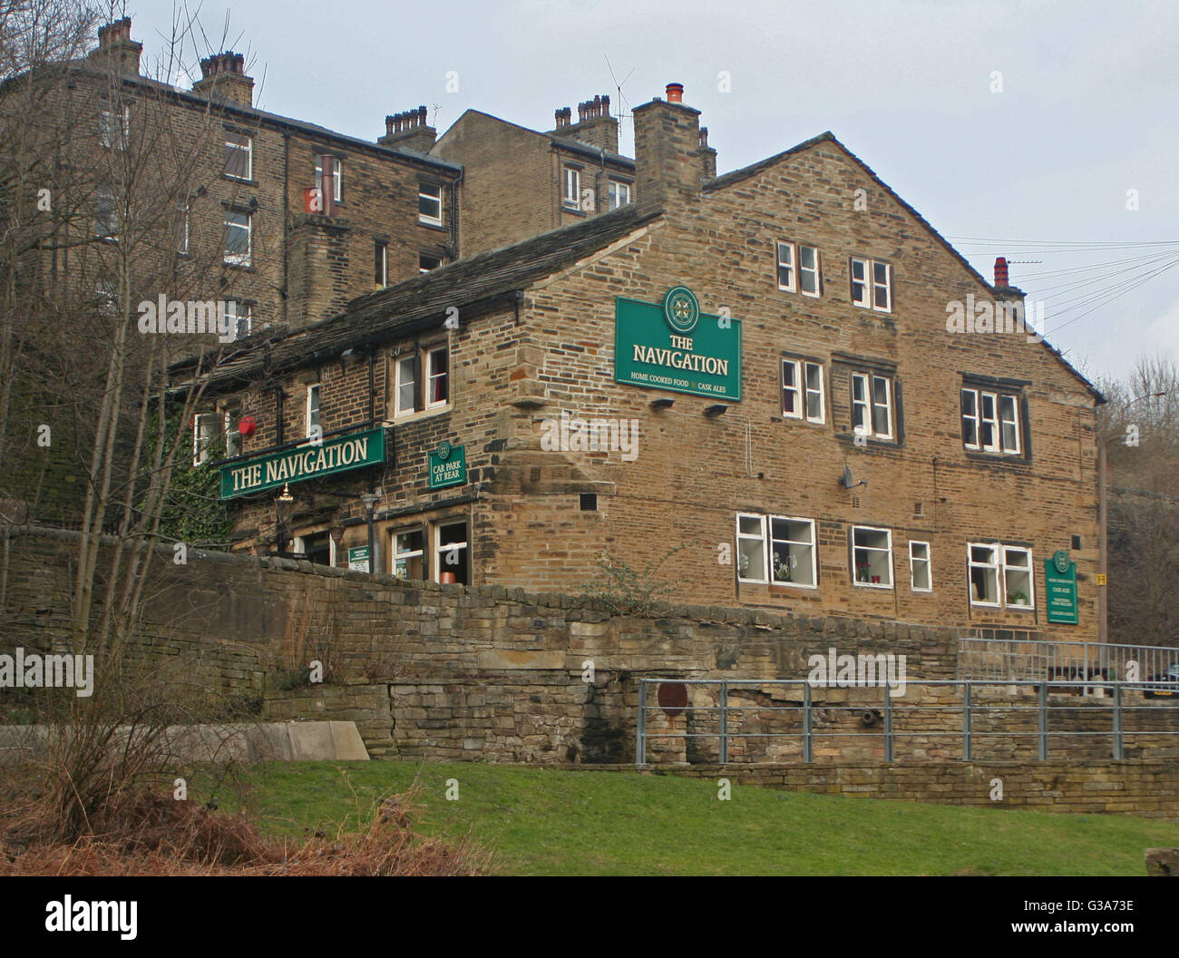 The Navigation Pub Sowerby Bridge Stock Photo - Alamy