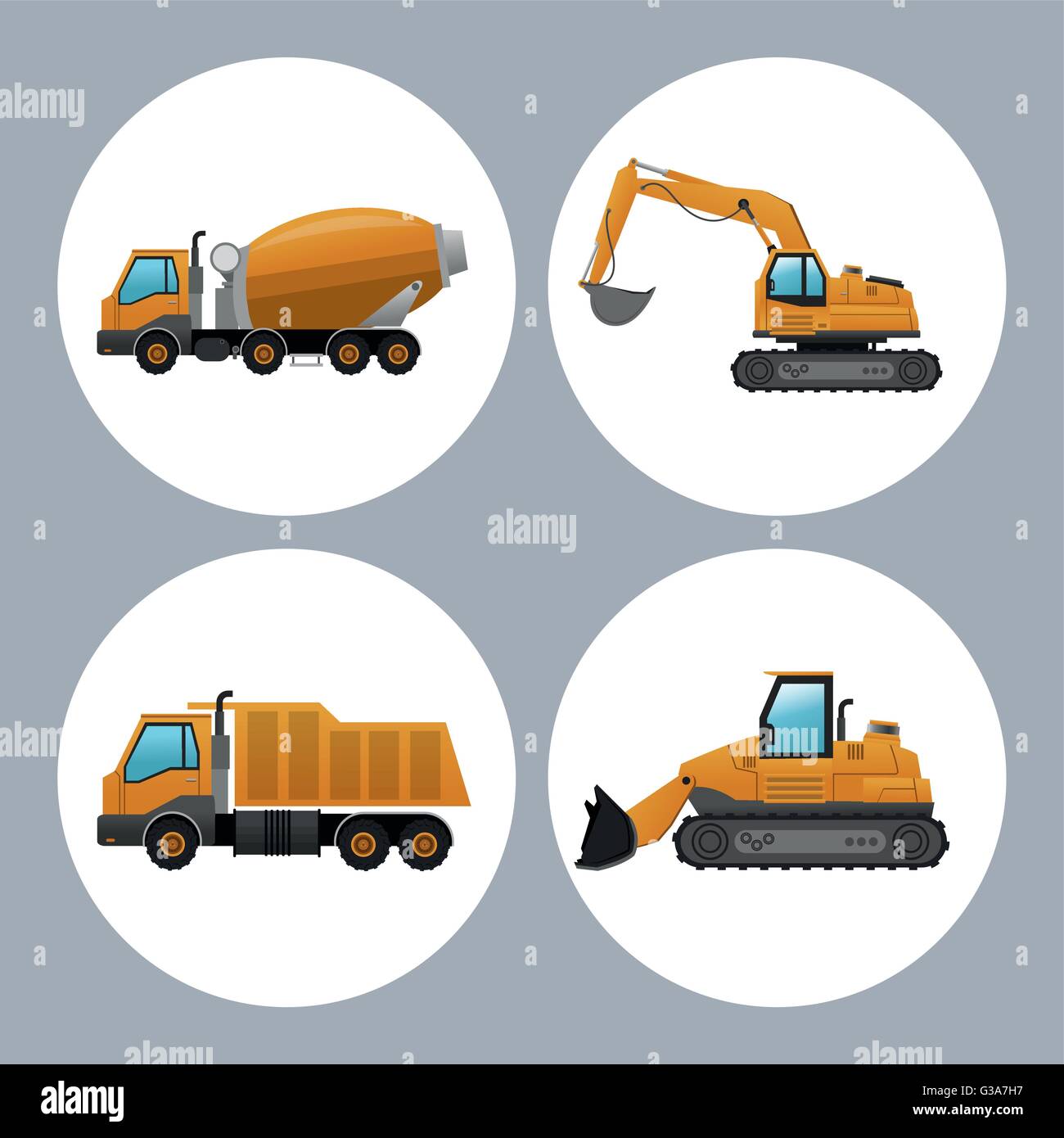 Construction and truck design Stock Vector Image & Art - Alamy