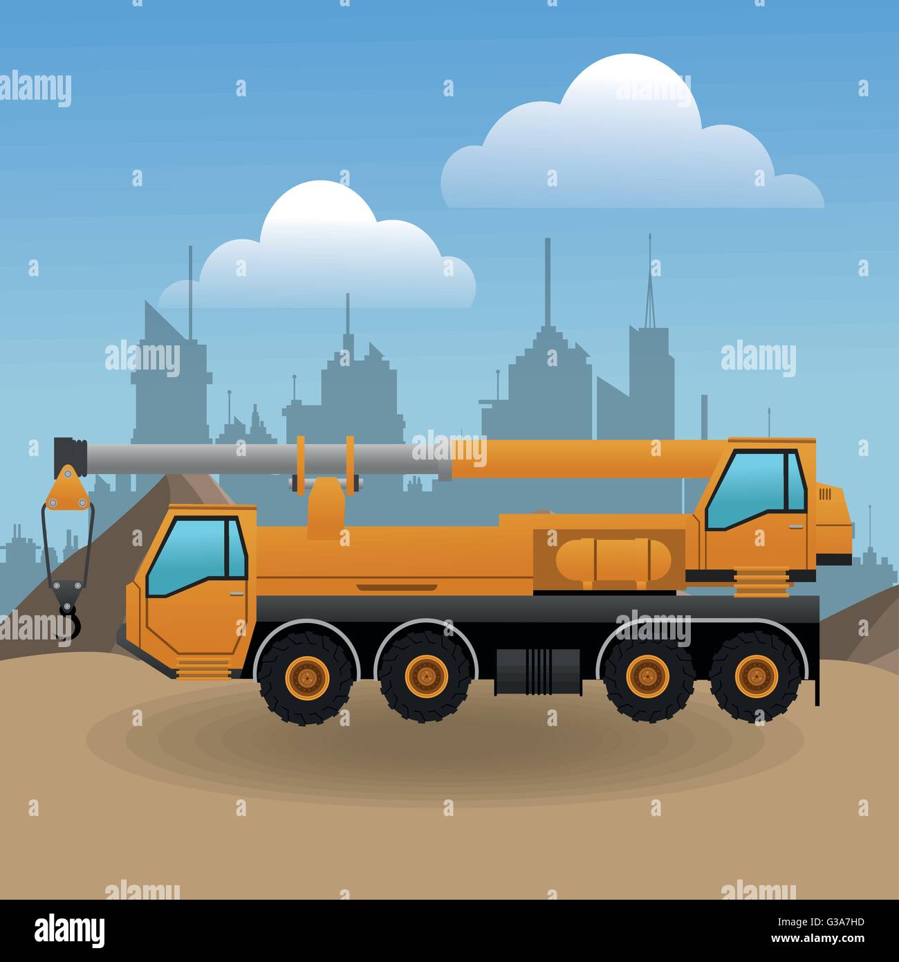 Construction and truck design Stock Vector Image & Art - Alamy