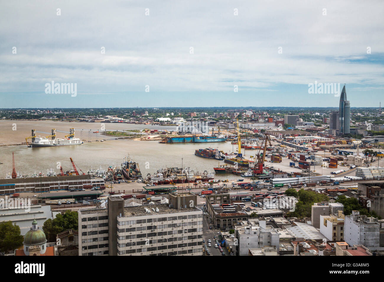 The port of Montevideo, Uruguay, South America Stock Photo - Alamy