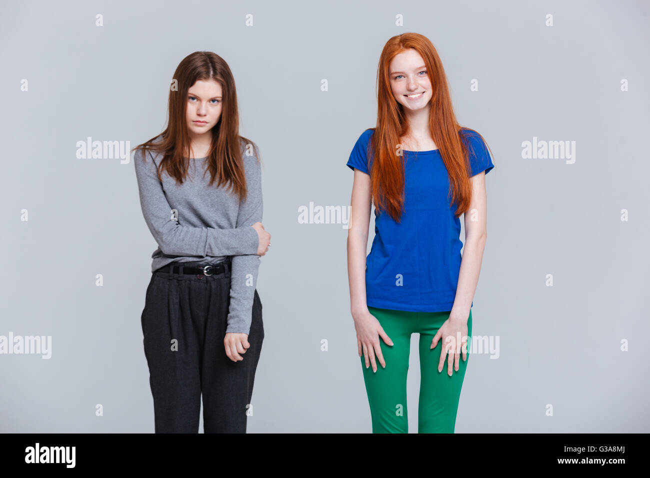 Adult sisters unhappy hi-res stock photography and images - Alamy
