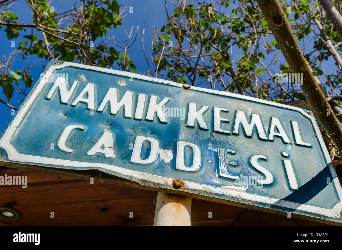 Cyprus road signs hi-res stock photography and images - Alamy