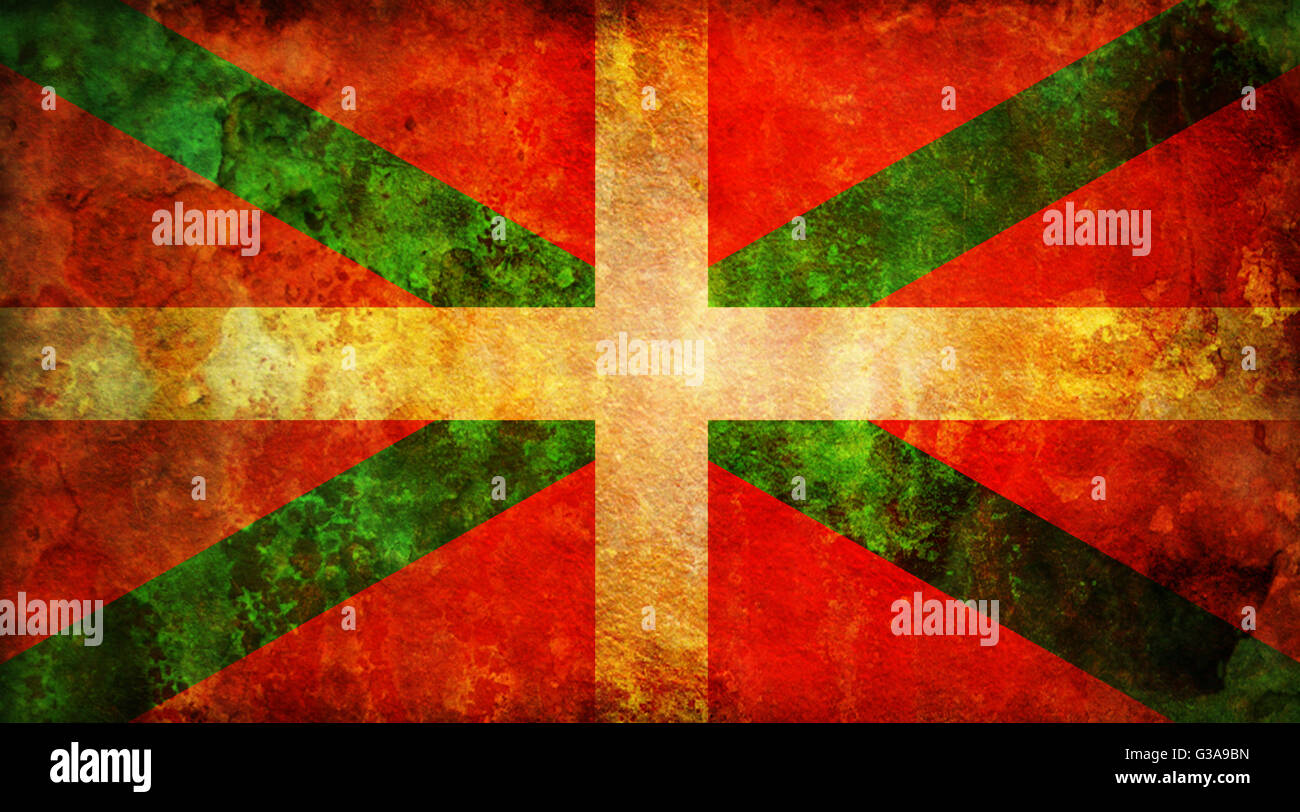 some very old vintage symbol of basque country Stock Photo - Alamy