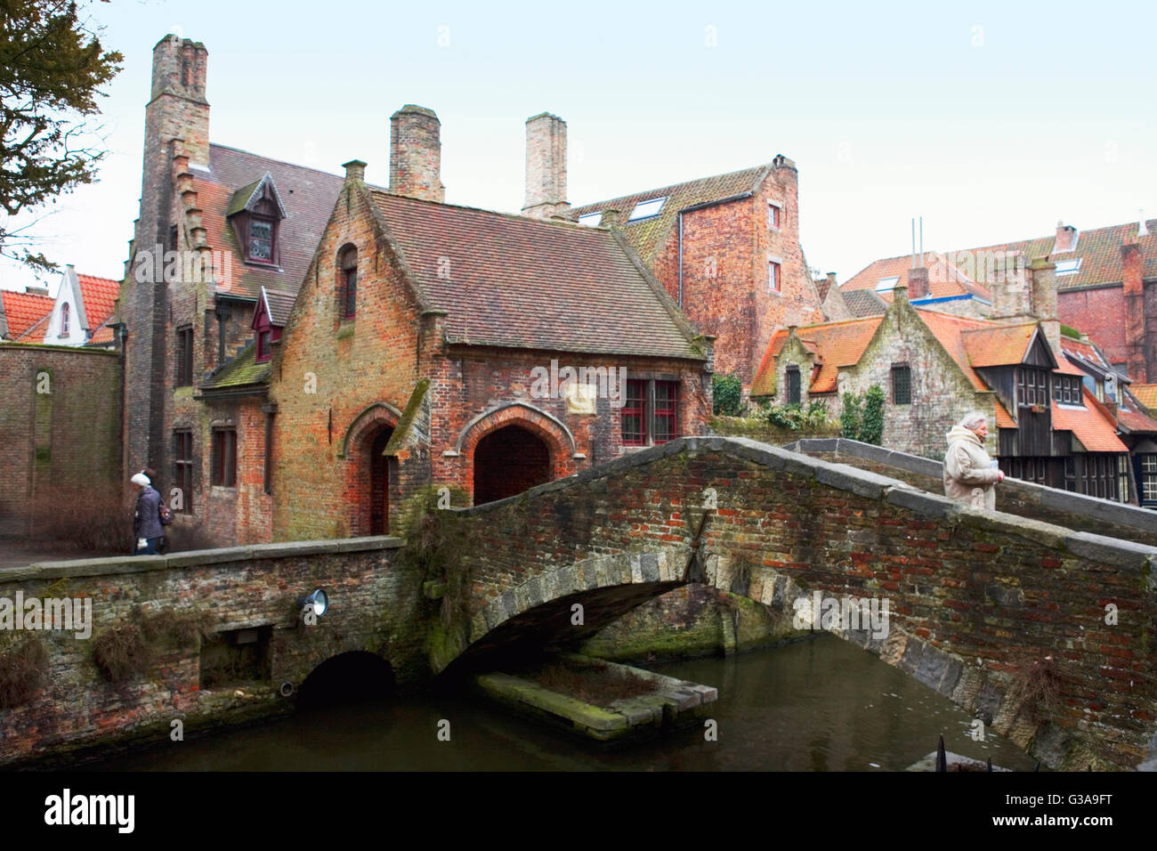 Bonifatiusbrug (Boniface Bridge) over the Bakkerei canal at the corner ...