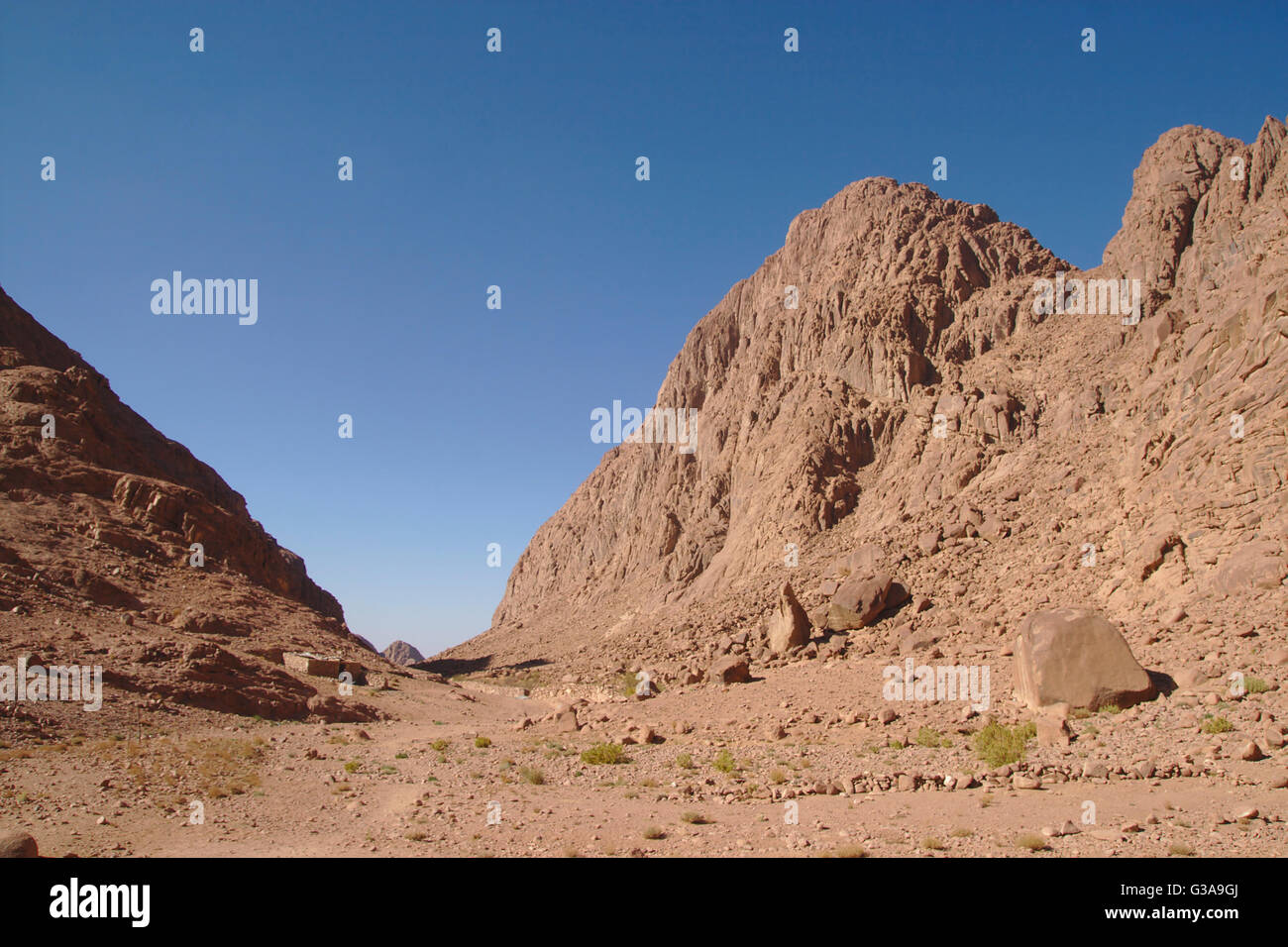Valley below Mount Sinai, Egypt Stock Photo - Alamy