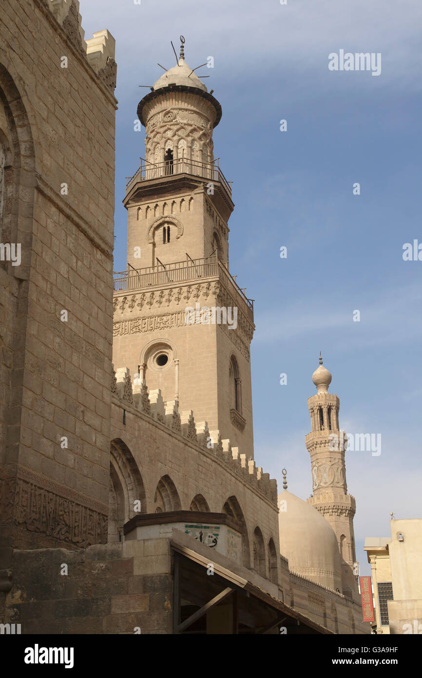 Cairo, Qalaqun complex and Barquq complex Stock Photo - Alamy