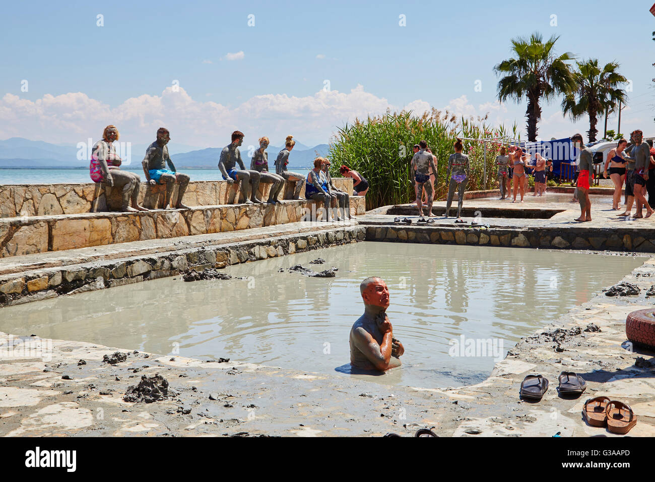 Dalyan turkey sulphur mud baths hi-res stock photography and images - Alamy