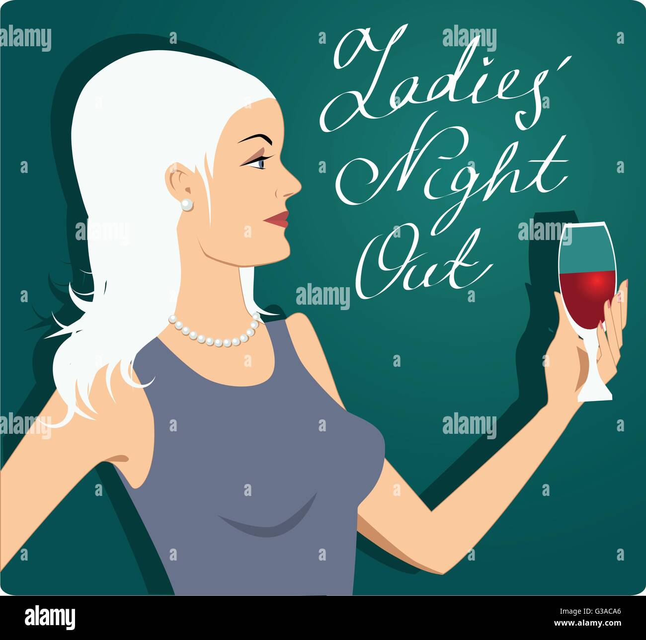 Night out drink Stock Vector Images - Alamy