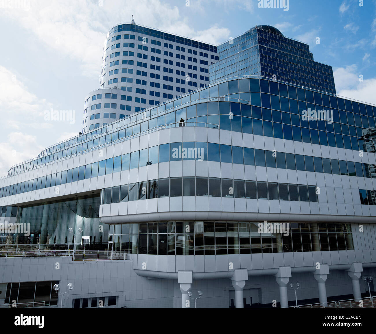 Modern architecture in downtown Vancouver, Canada. East Building ...