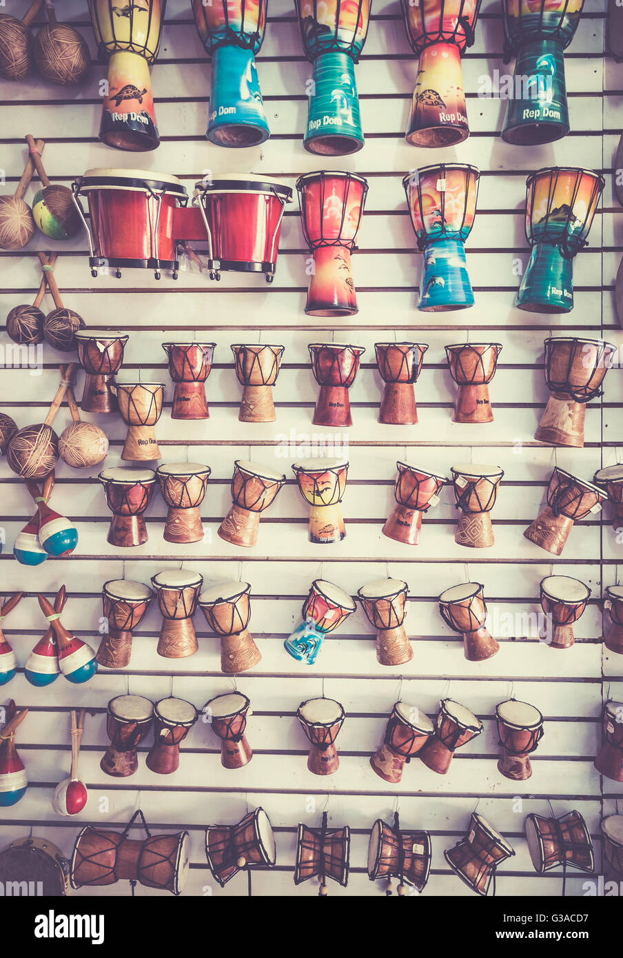 Home made musical instruments hi-res stock photography and images - Alamy