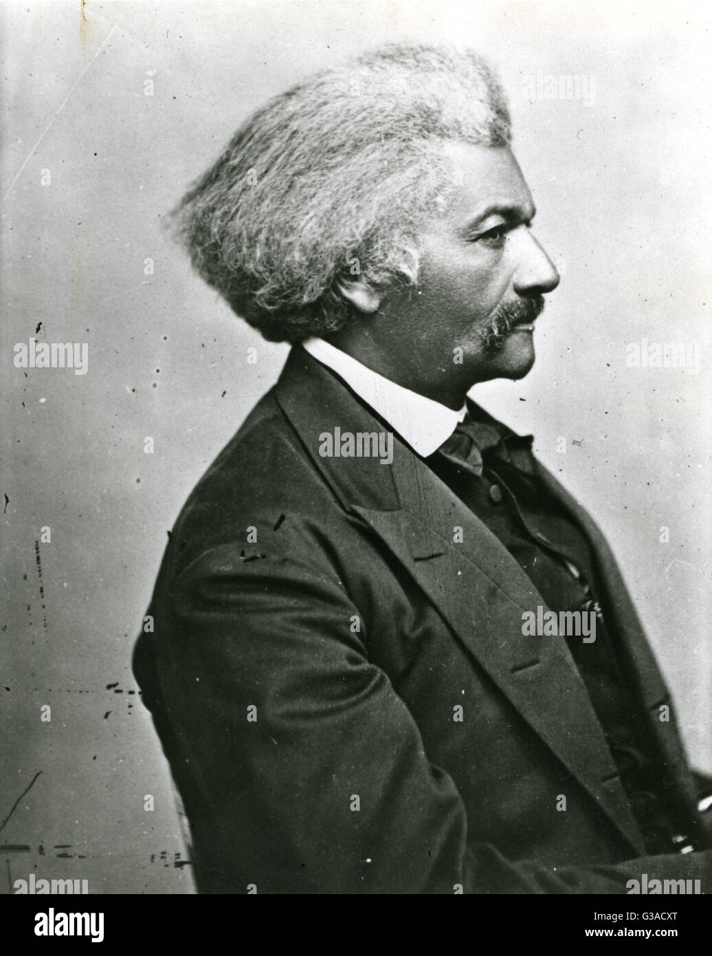 Frederick Douglass (1818-1895), escaped slave and American abolitionist ...