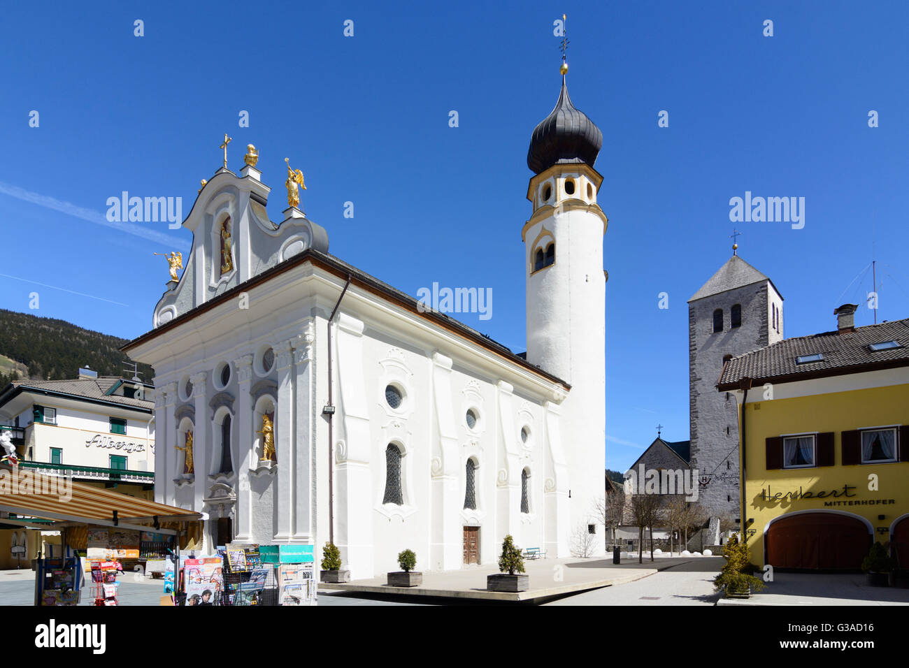 church St. Michaels, church Stiftskirche, square St. Michaelsplatz ...