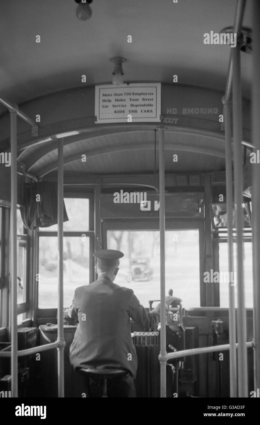 Streetcar motorman hi-res stock photography and images - Alamy