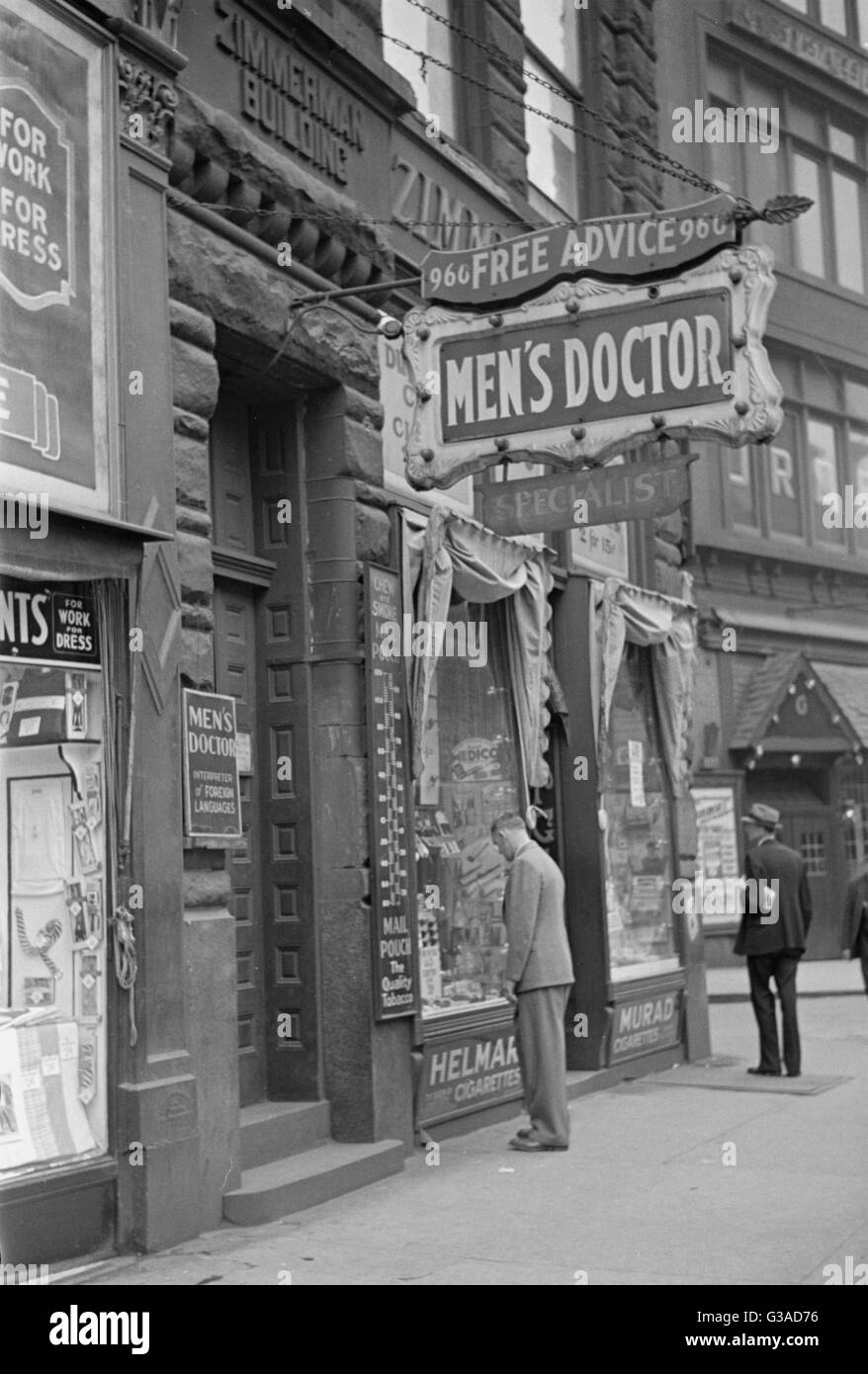 Quack doctor, Pittsburgh, Pennsylvania Stock Photo - Alamy