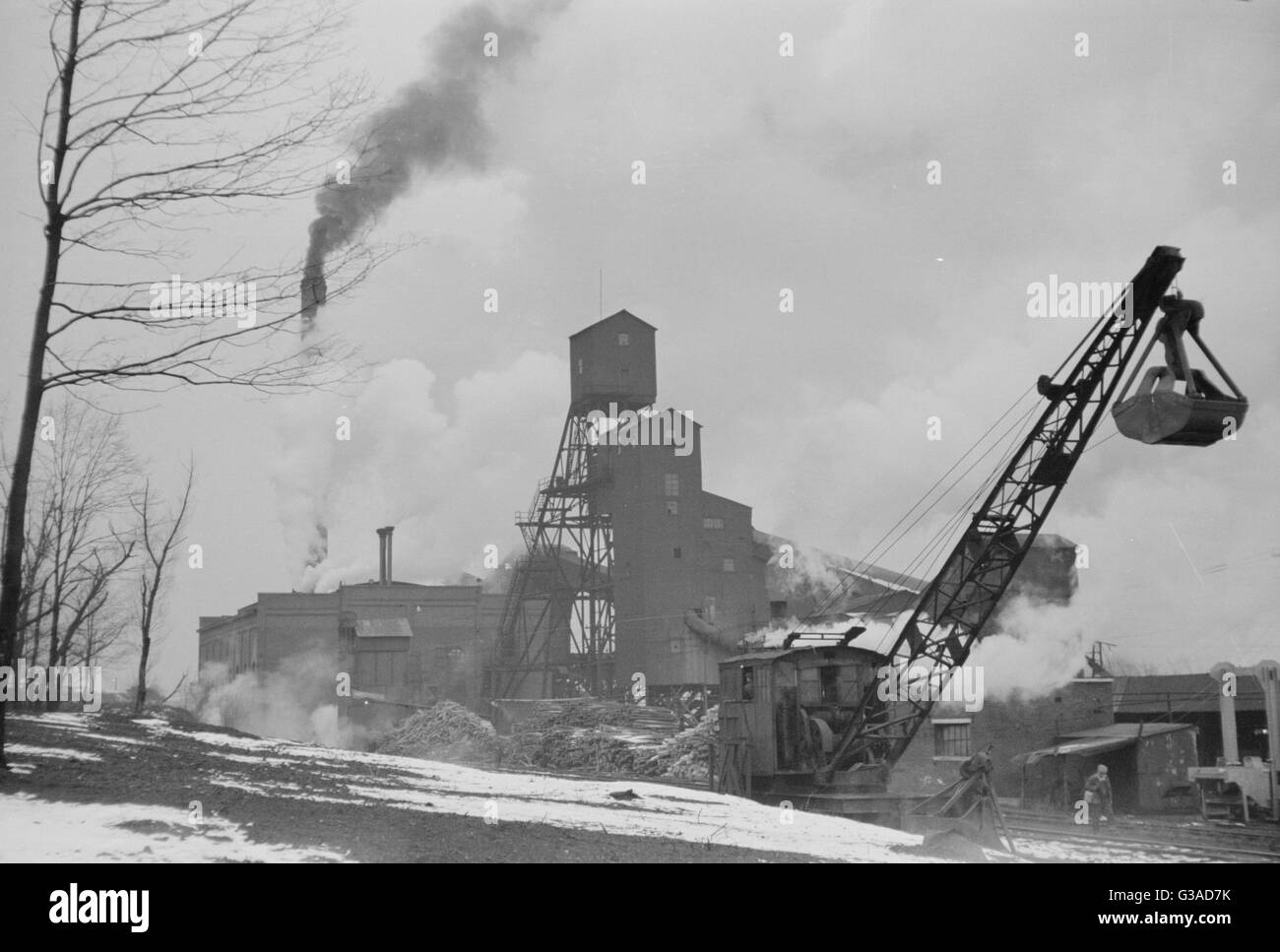 Orient No. 1, one of the largest coal mines in the world. Fr Stock ...