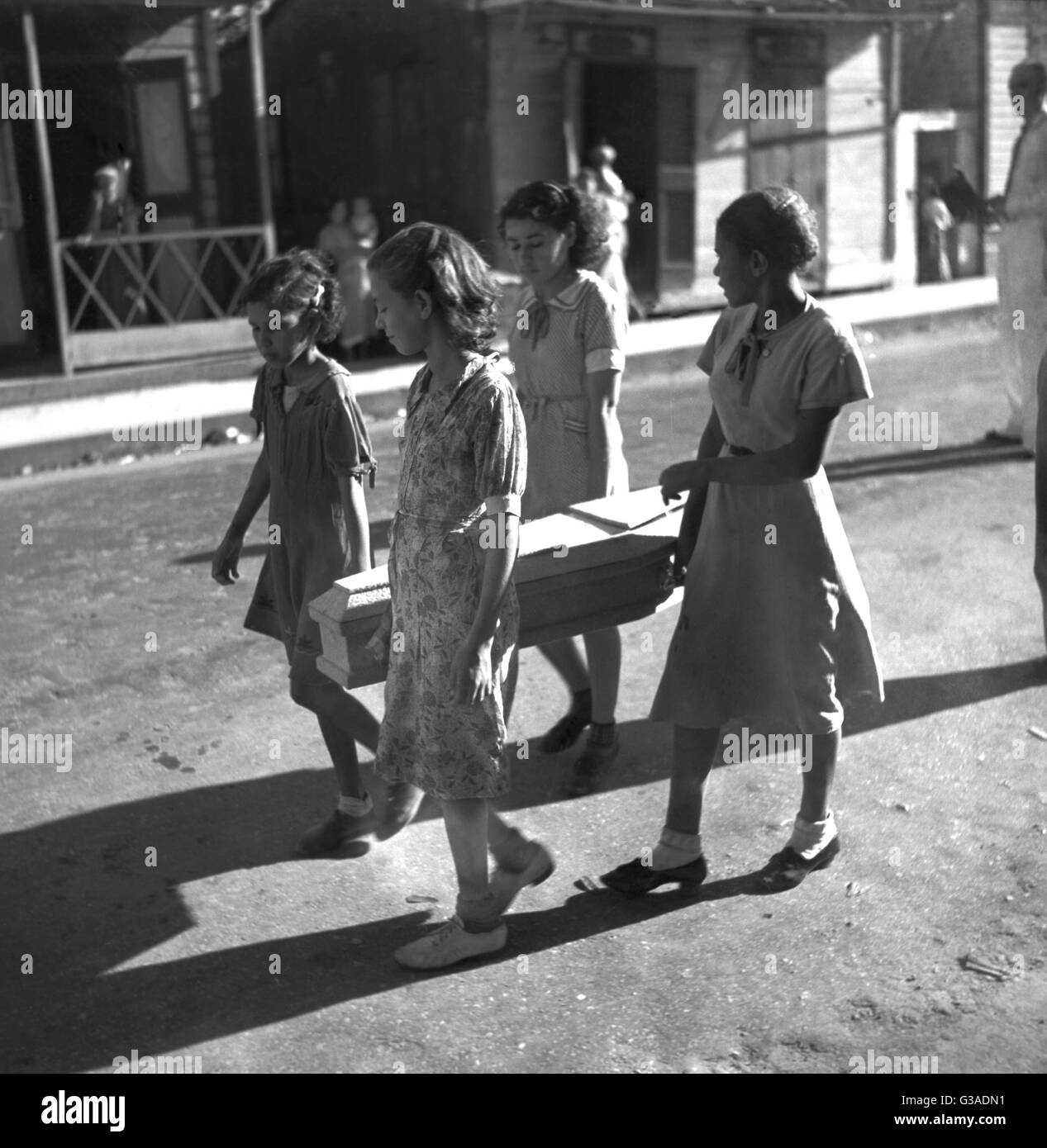 Funeral of a child. Ponce, Puerto Rico Stock Photo - Alamy