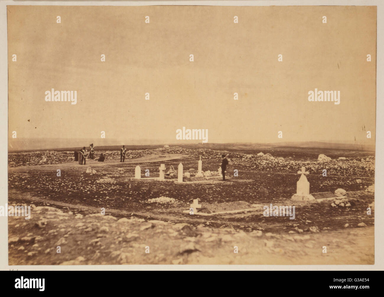 The cemetery Cathcart's Hill - the Picquet House, Victoria R Stock ...