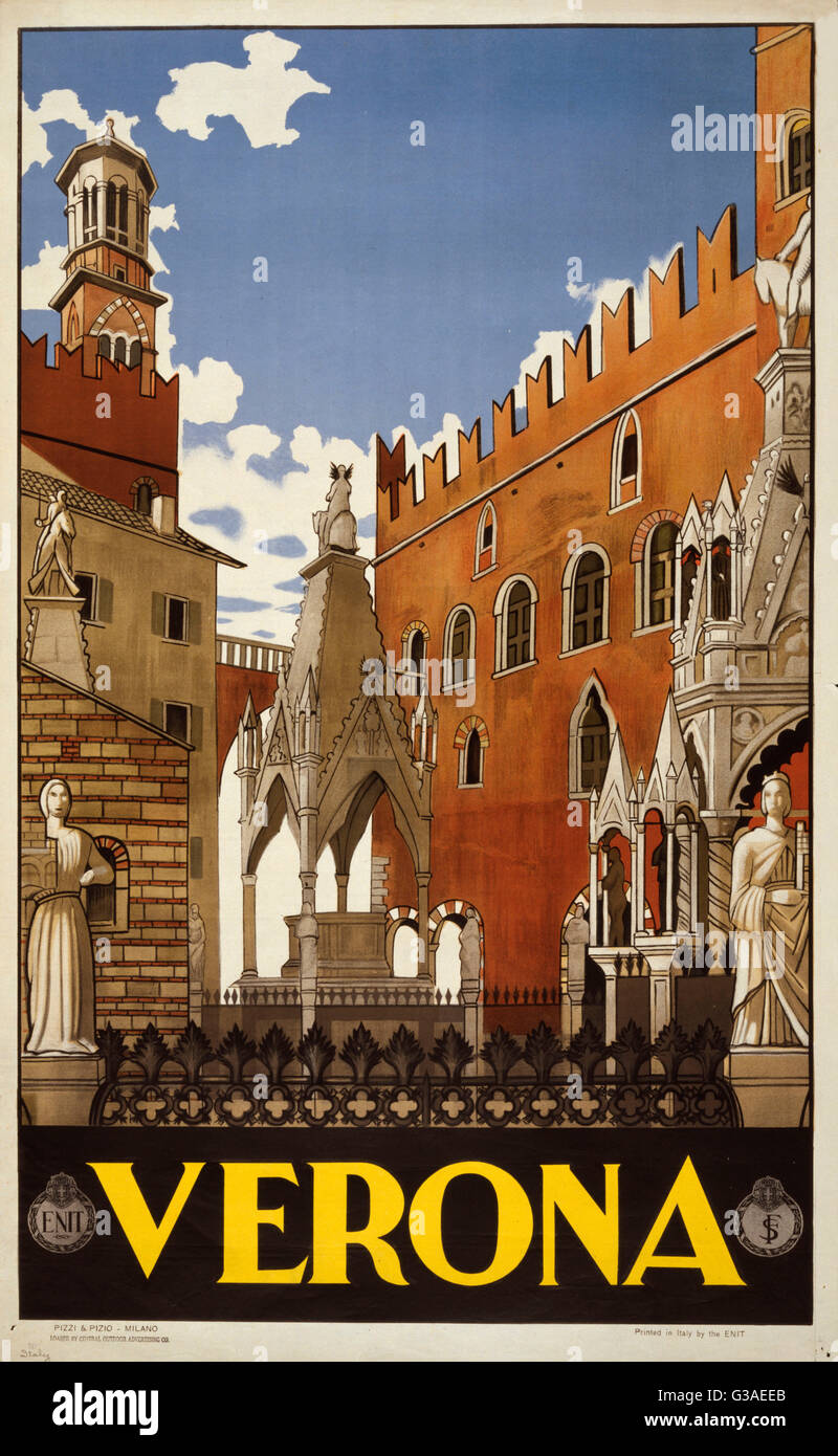 Verona poster hi-res stock photography and images - Alamy