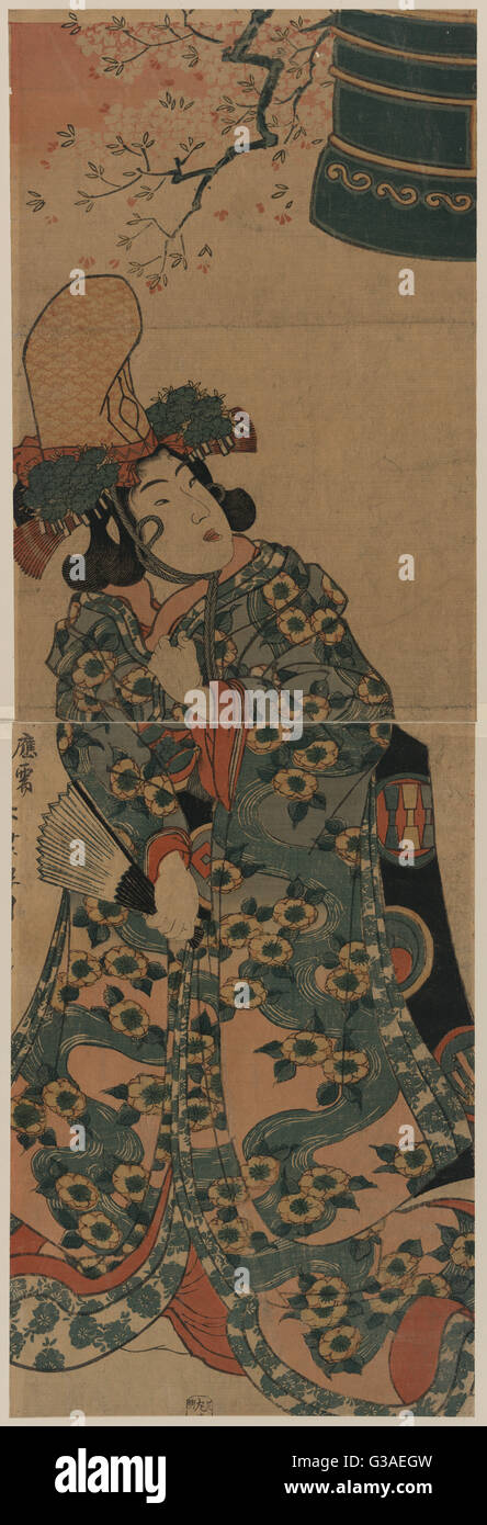 Young maiden of Dojoji (Musume Dojoji Stock Photo - Alamy