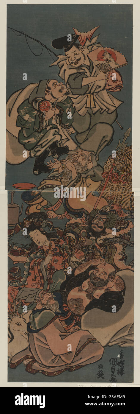 Seven japanese gods hi-res stock photography and images - Alamy