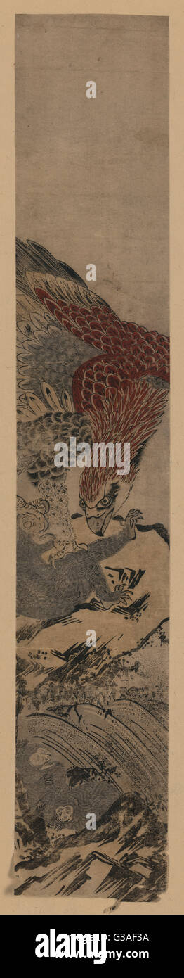 Eagle attacking a monkey Stock Photo - Alamy