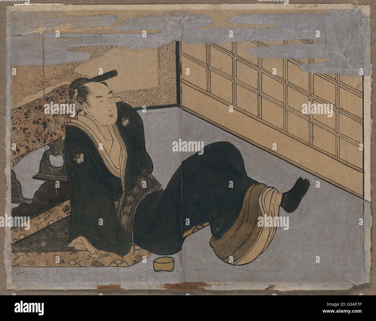 Makura ehon no iichibu Stock Photo - Alamy