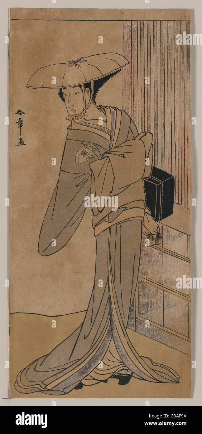 The actor Onoe Matsusuke Stock Photo - Alamy