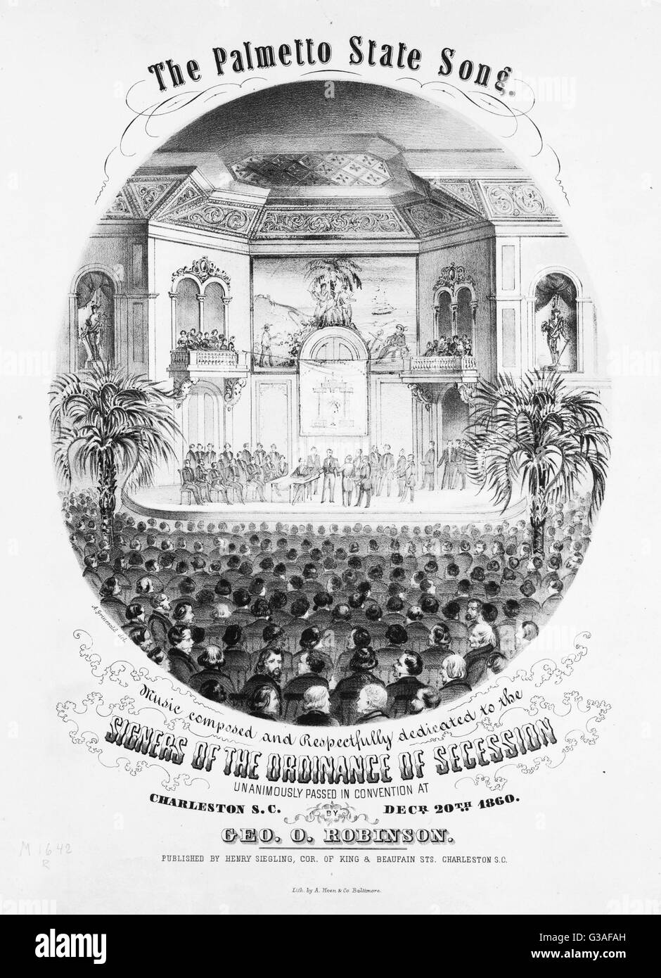 1860 sheet music hi-res stock photography and images - Alamy