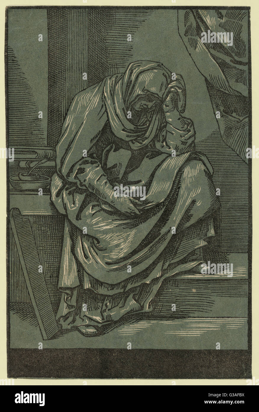 The Draped Seated Woman High Resolution Stock Photography and Images ...