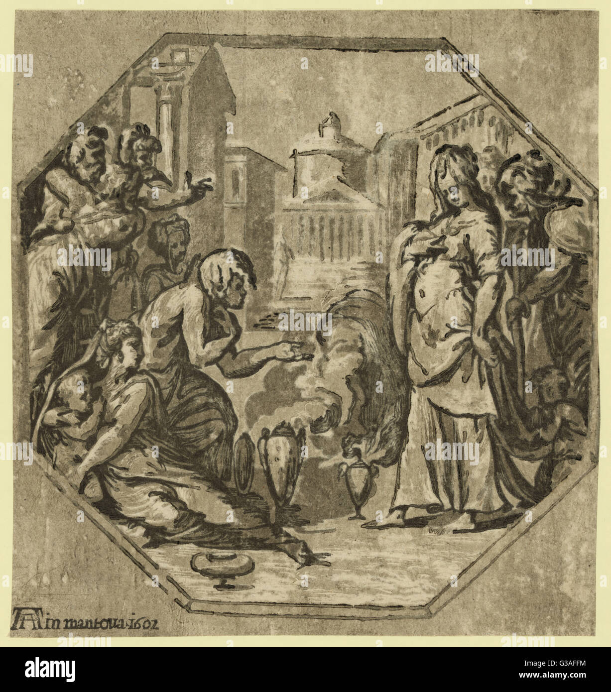 Ritual in honor of Psyche Stock Photo - Alamy