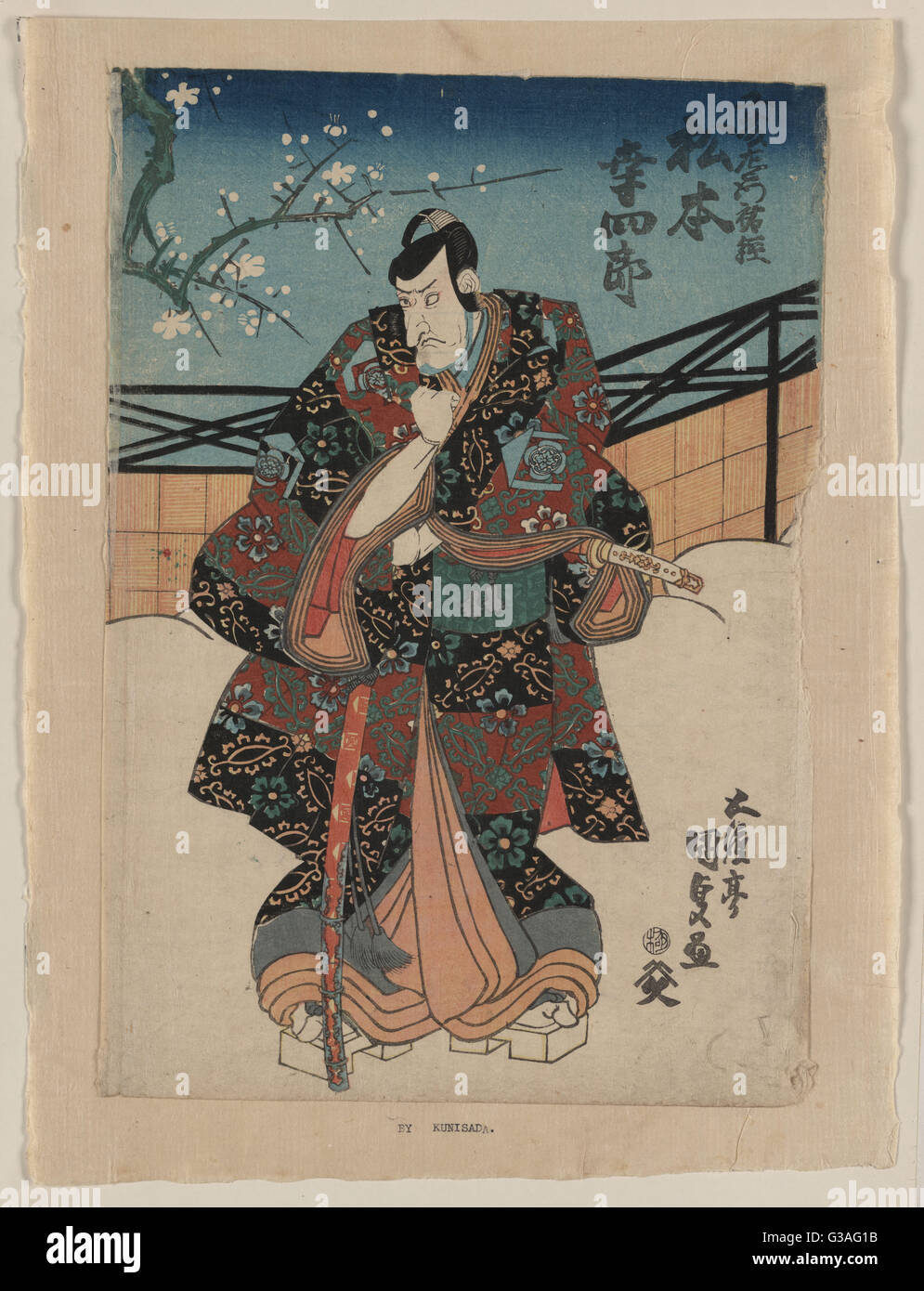 Matsumoto Koshiro V as Kudo Toraemon Kudosuke Matsumoto K?sh Stock ...