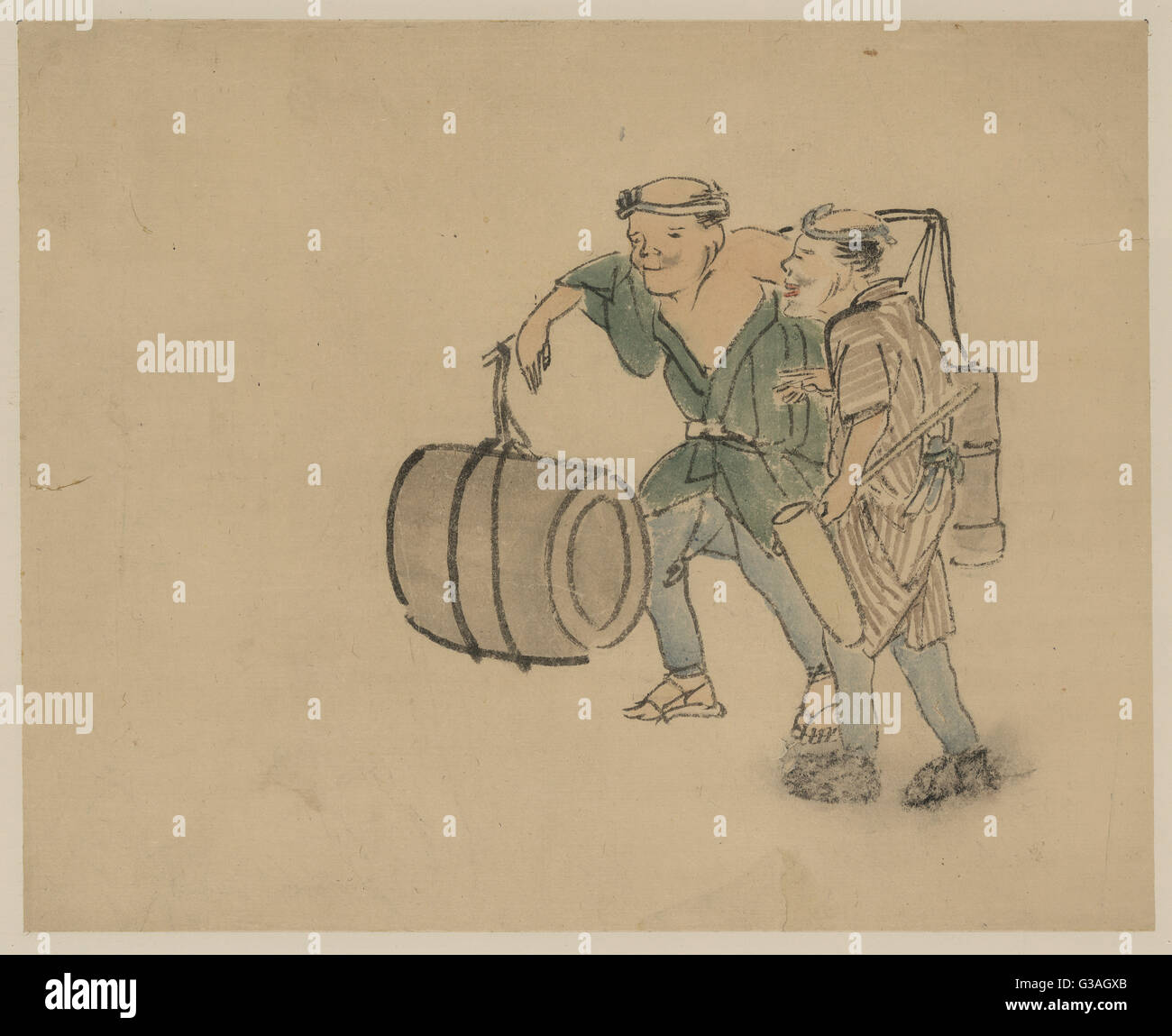 Shoulder carrying pole hi-res stock photography and images - Alamy