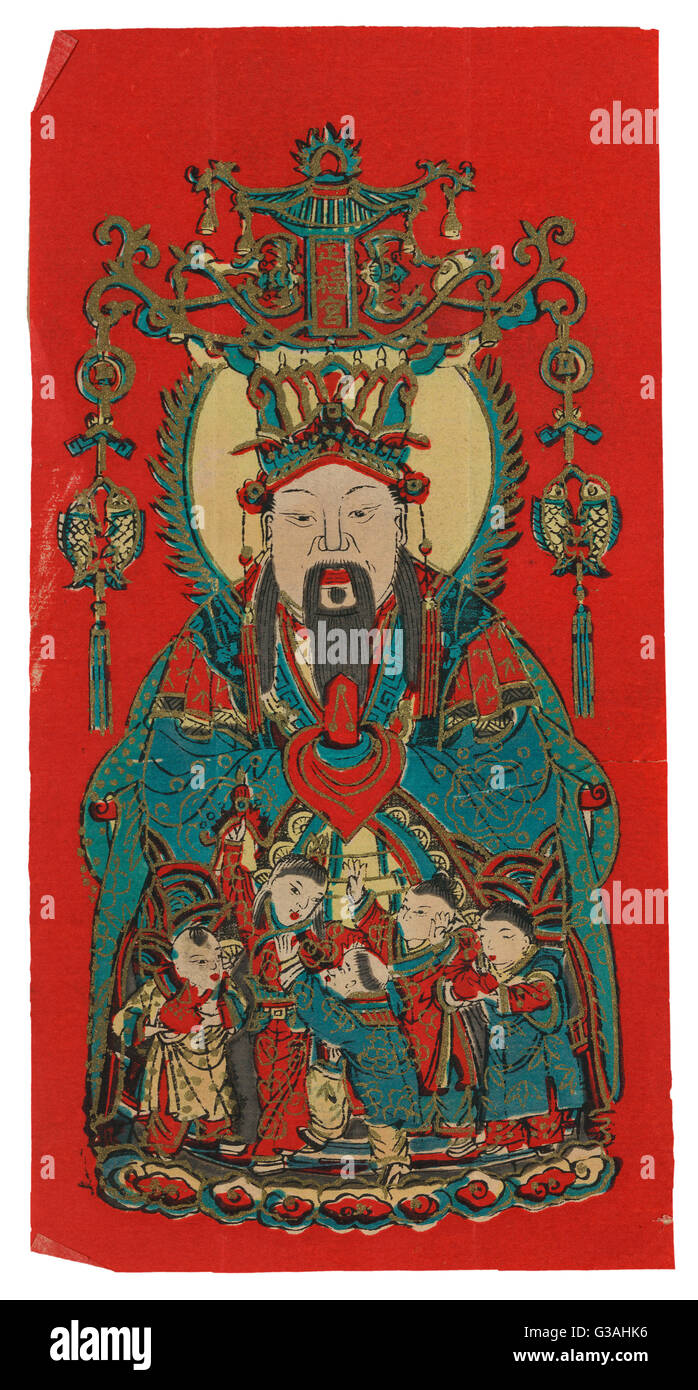 Kitchen god zao jun hi-res stock photography and images - Alamy