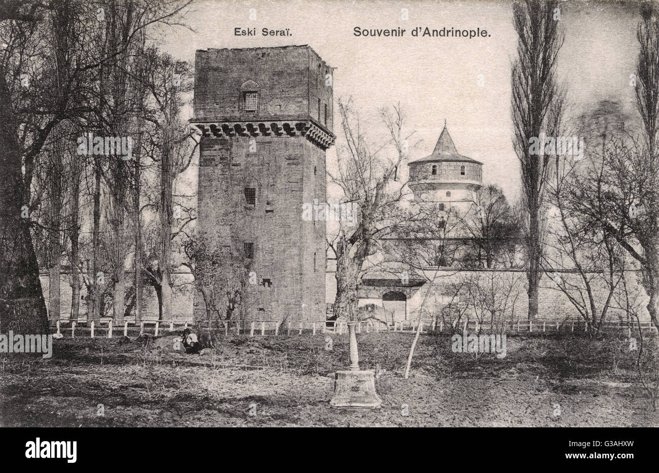 Entrance gate the old palace at edirne hi-res stock photography and ...