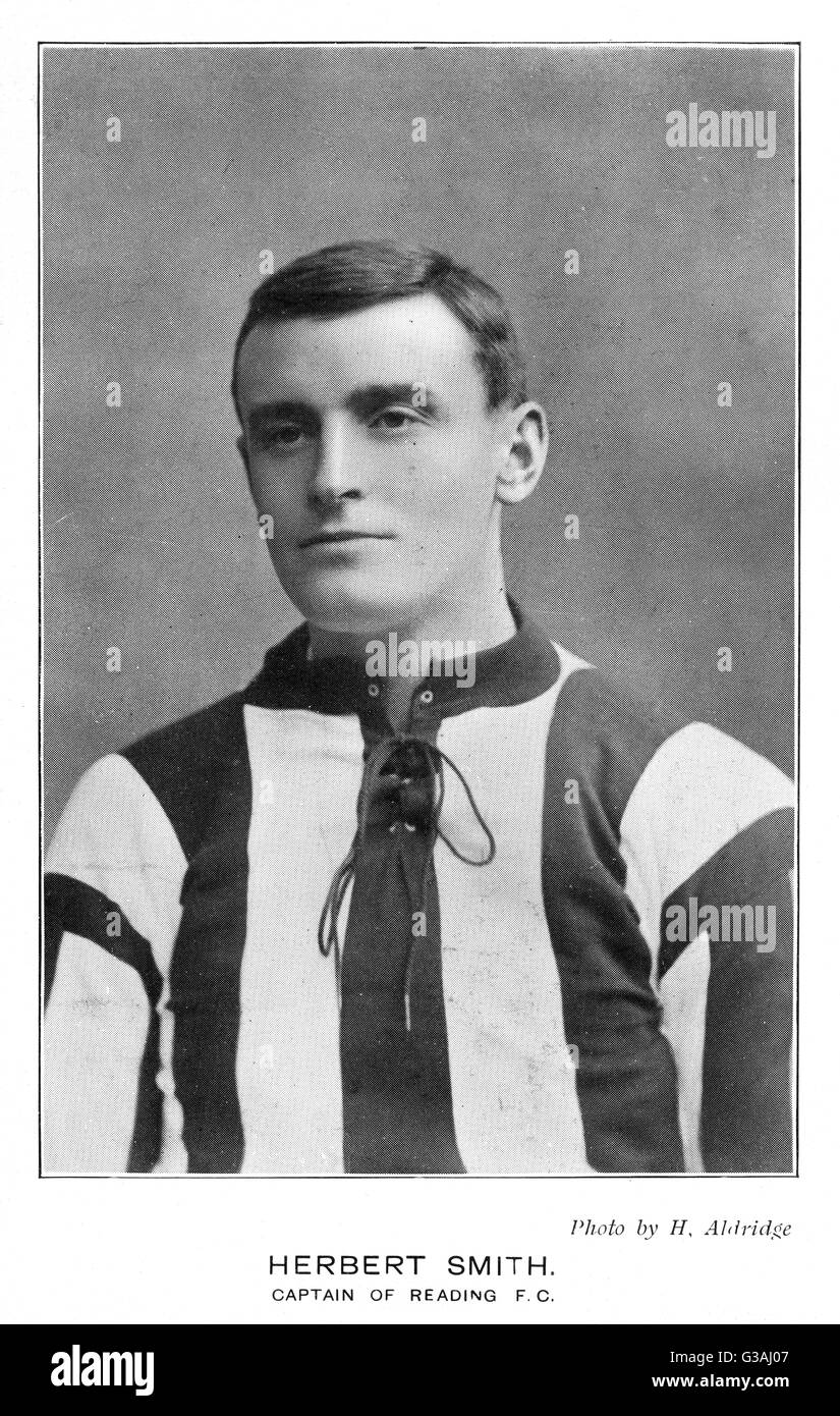 Herbert Smith - Captain of Reading Football Club in 1906 Stock Photo ...