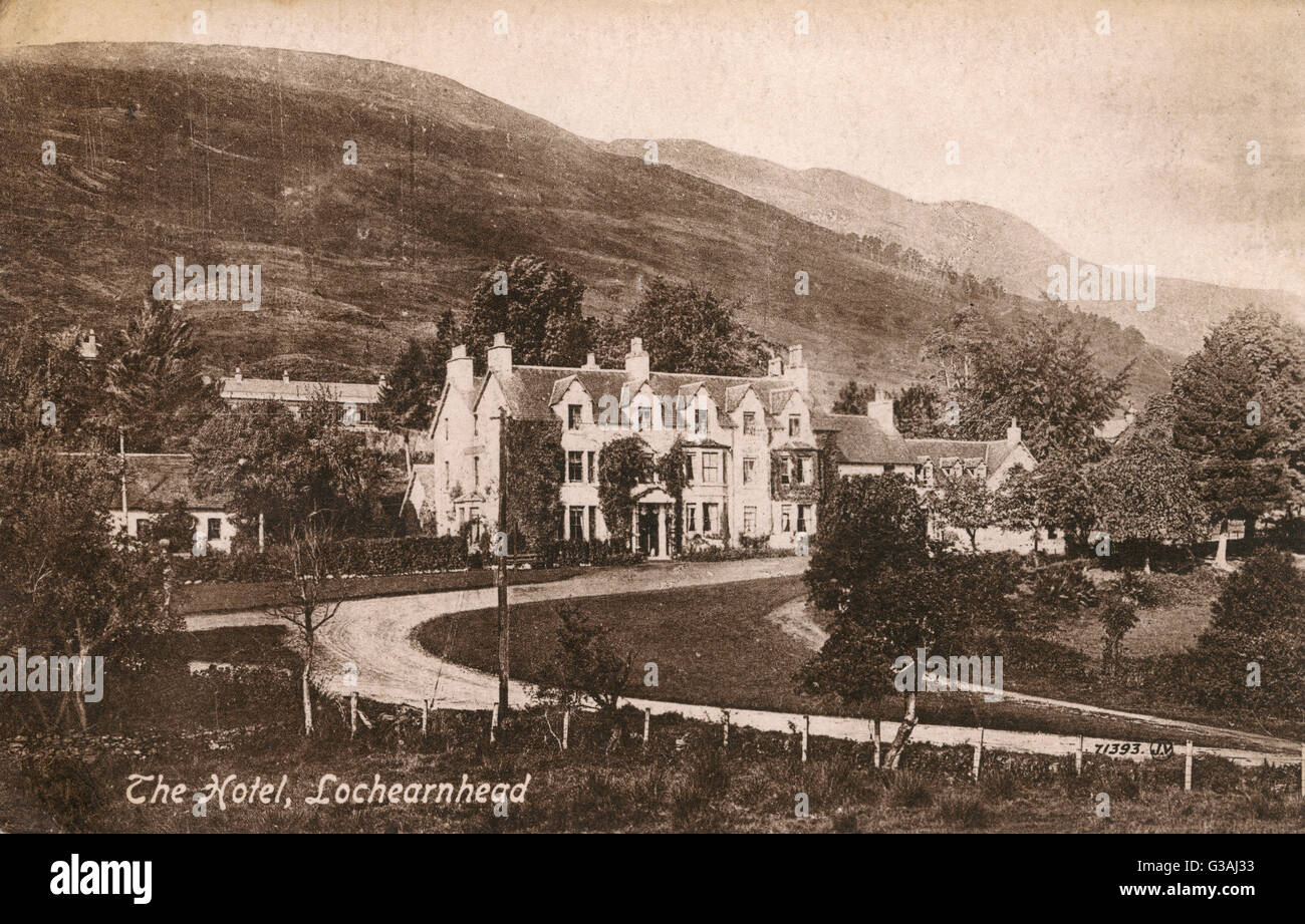 Lochearnhead road hi-res stock photography and images - Alamy