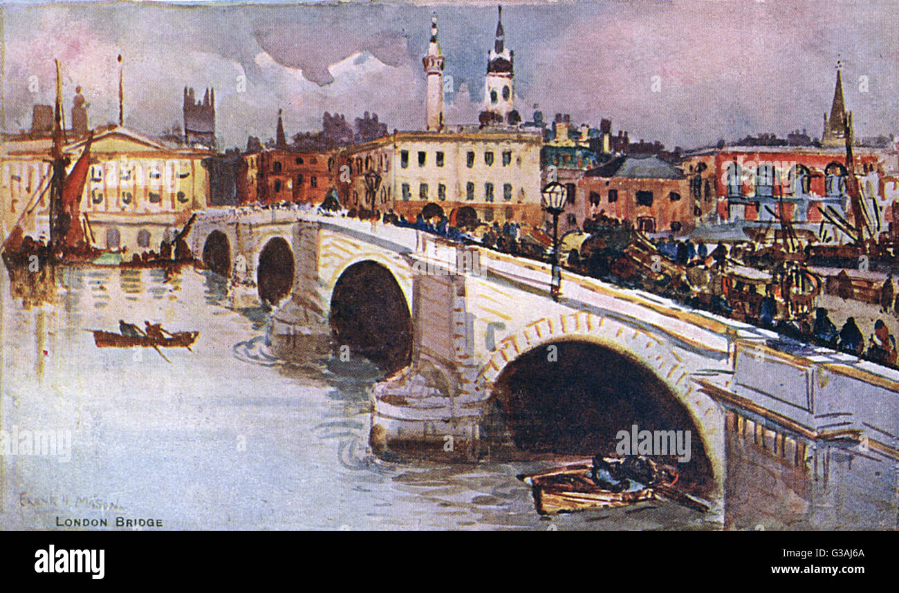 London Bridge over the River Thames, London Stock Photo - Alamy