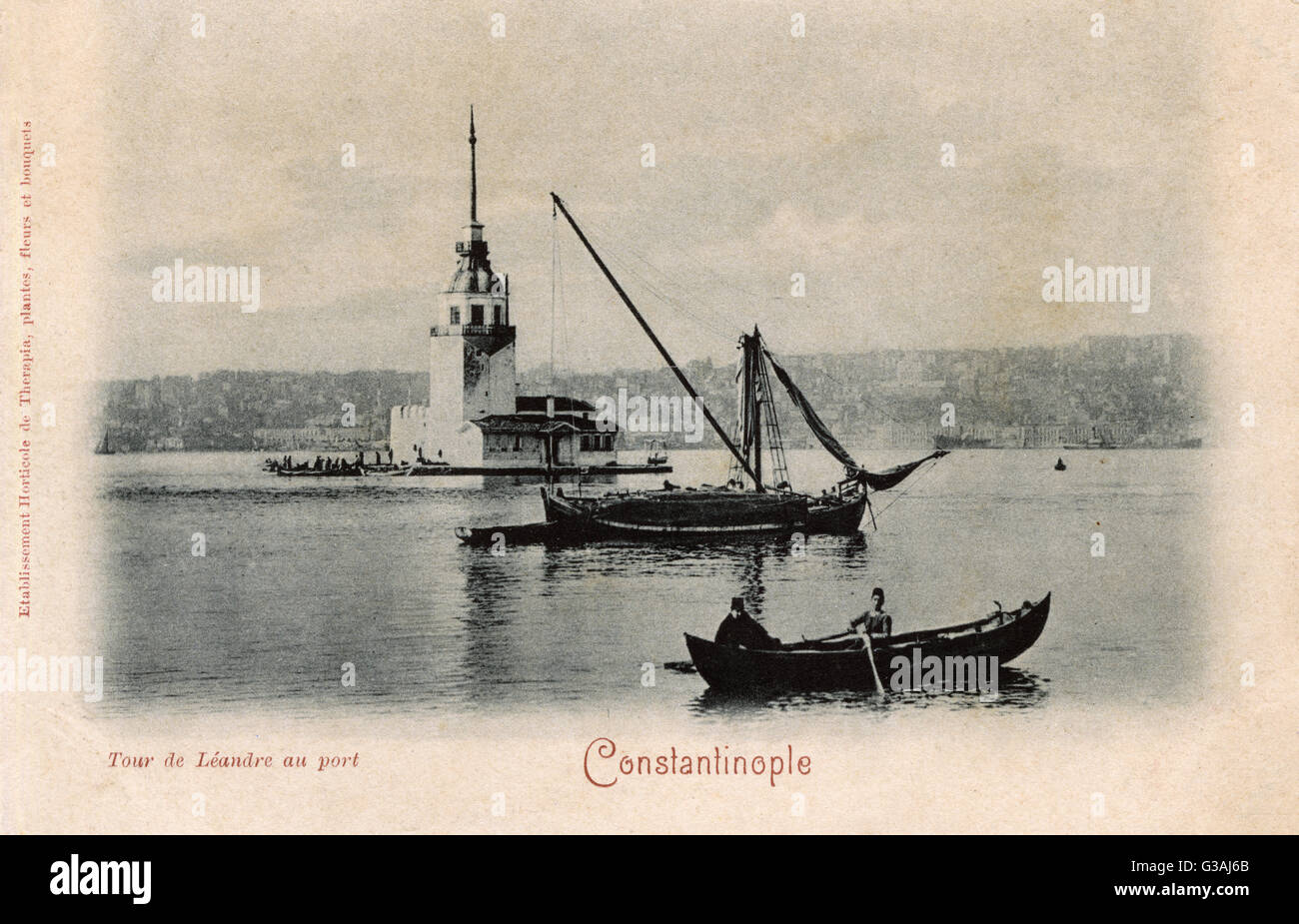 Leander's Tower - Constantinople, Turkey Stock Photo - Alamy