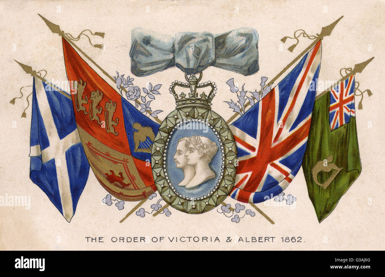 The Order of Victoria & Albert 1862 Stock Photo - Alamy
