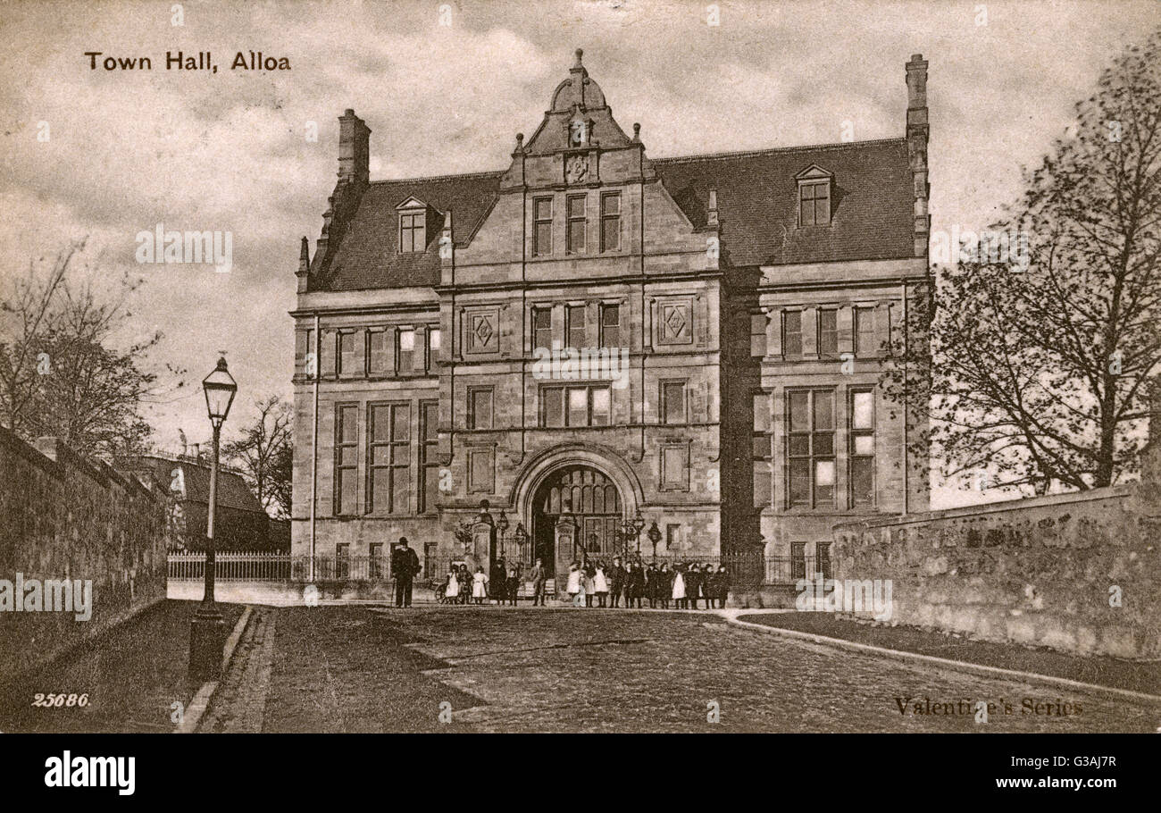 Town hall, Alloa, Scotland Stock Photo - Alamy