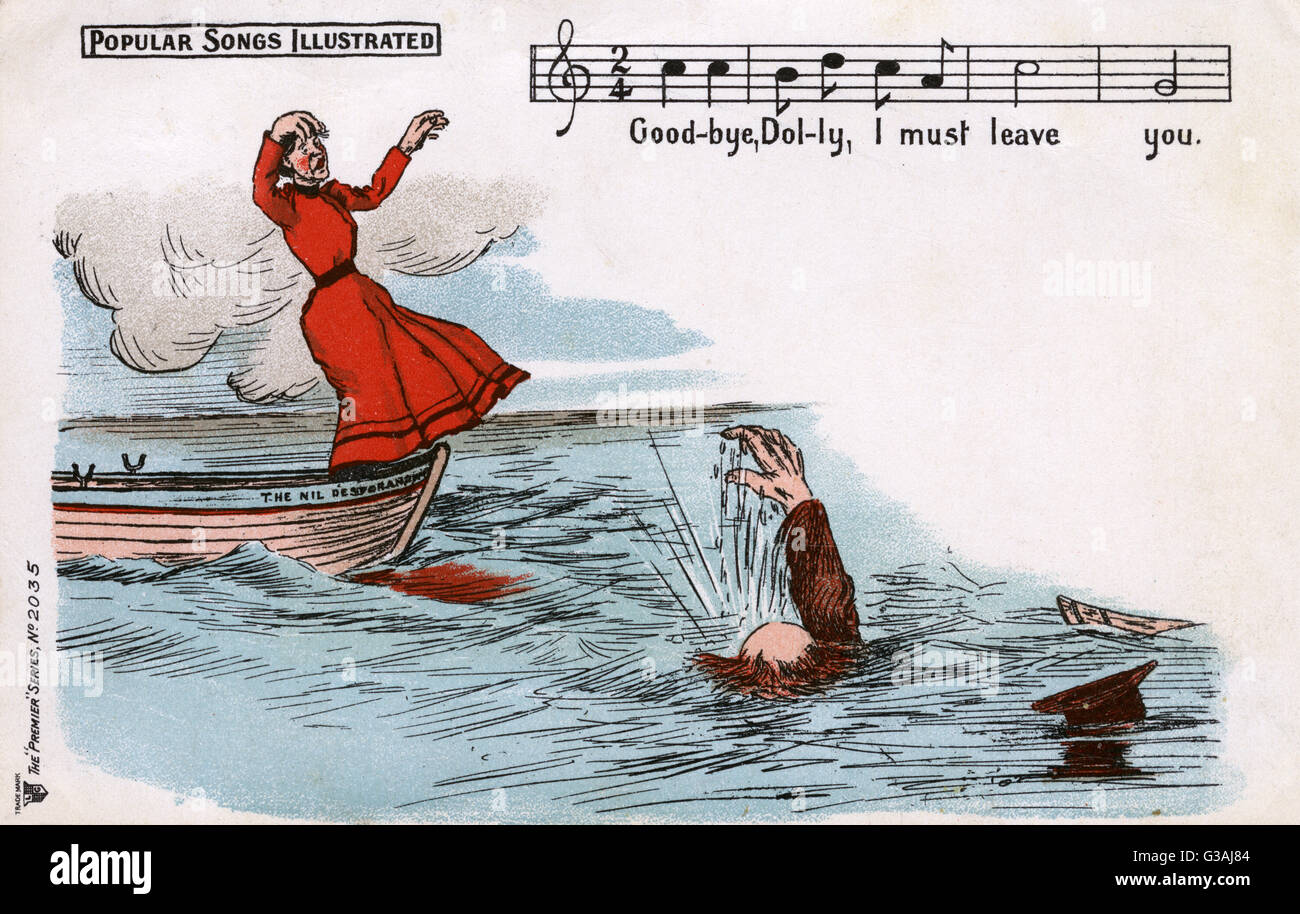 Popular song 'Goodbye Dolly' Stock Photo - Alamy