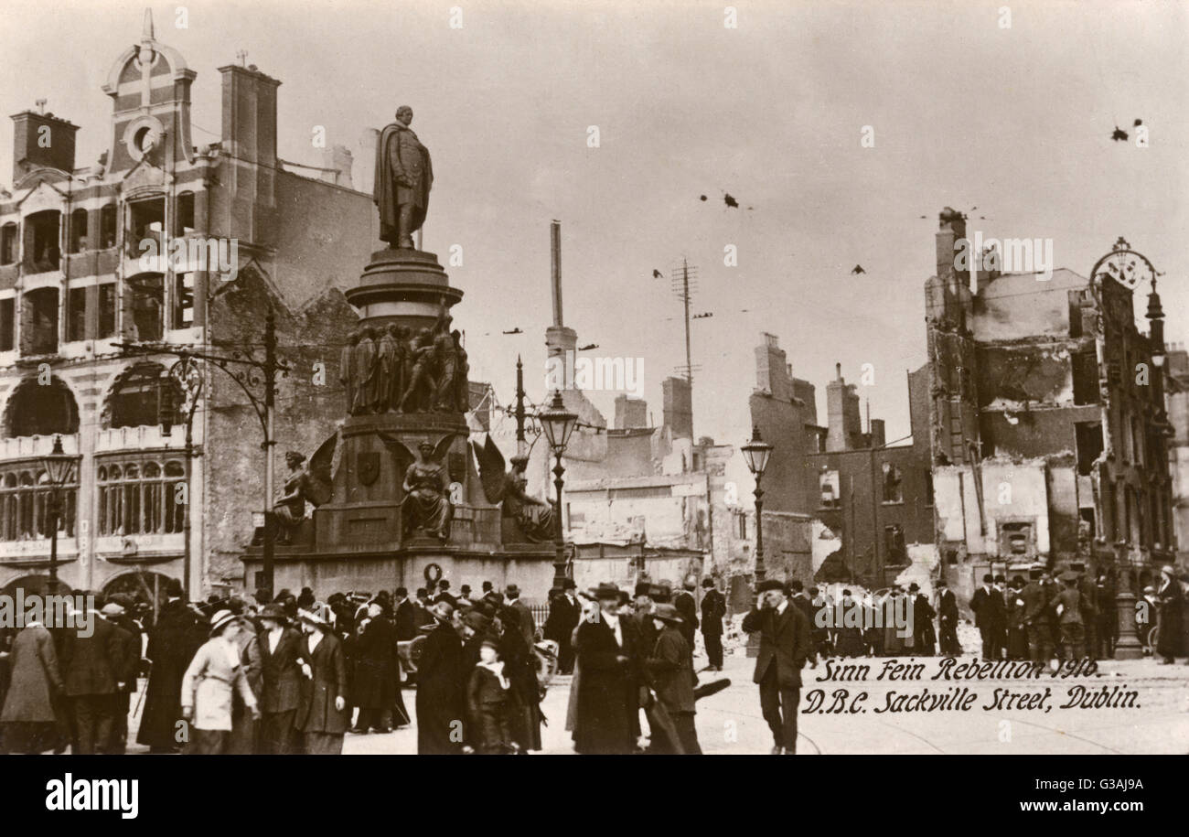 1916 easter rising sackville street hi-res stock photography and images ...