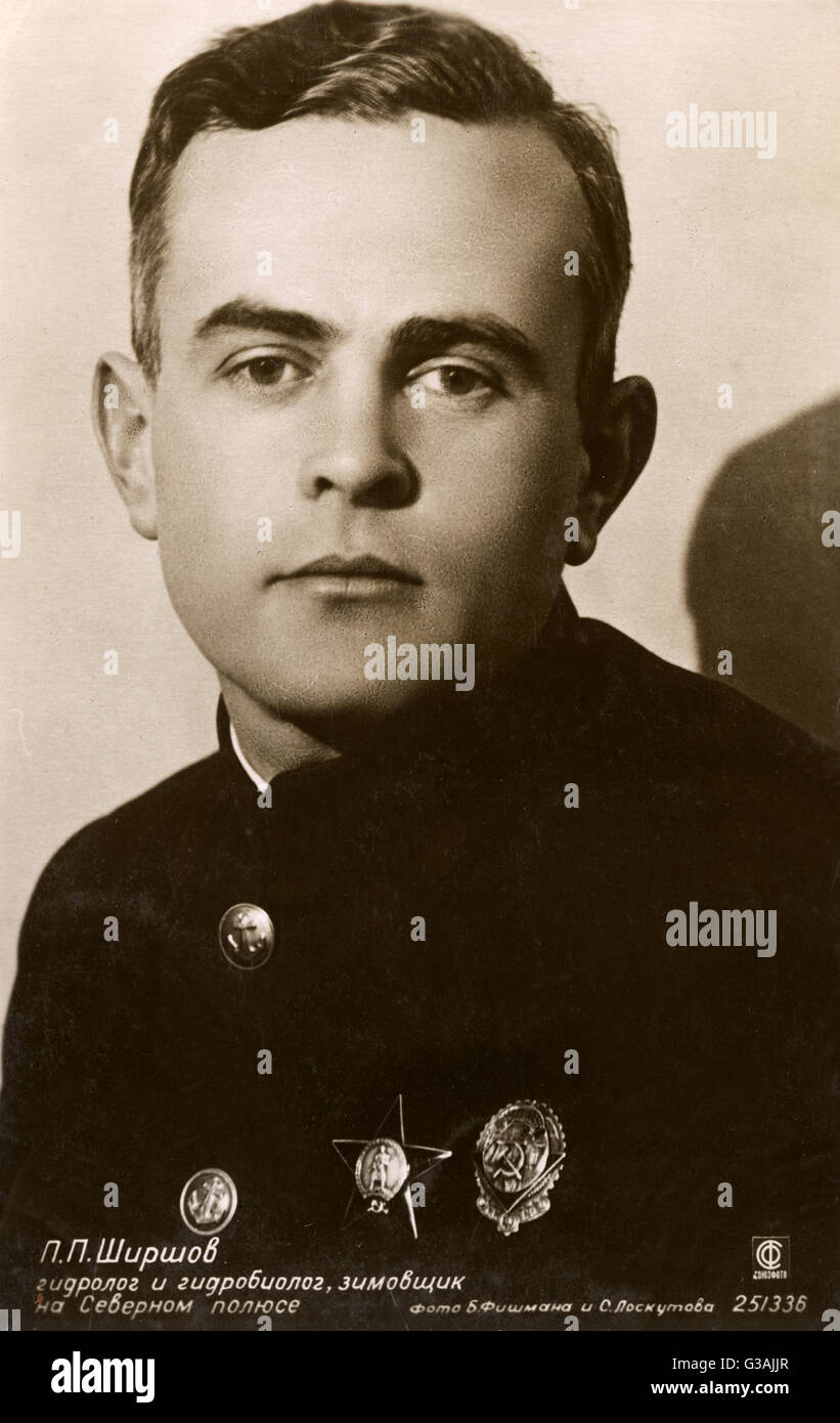 Russian Polar Explorer - Petr Petrovich Shirshov Stock Photo - Alamy