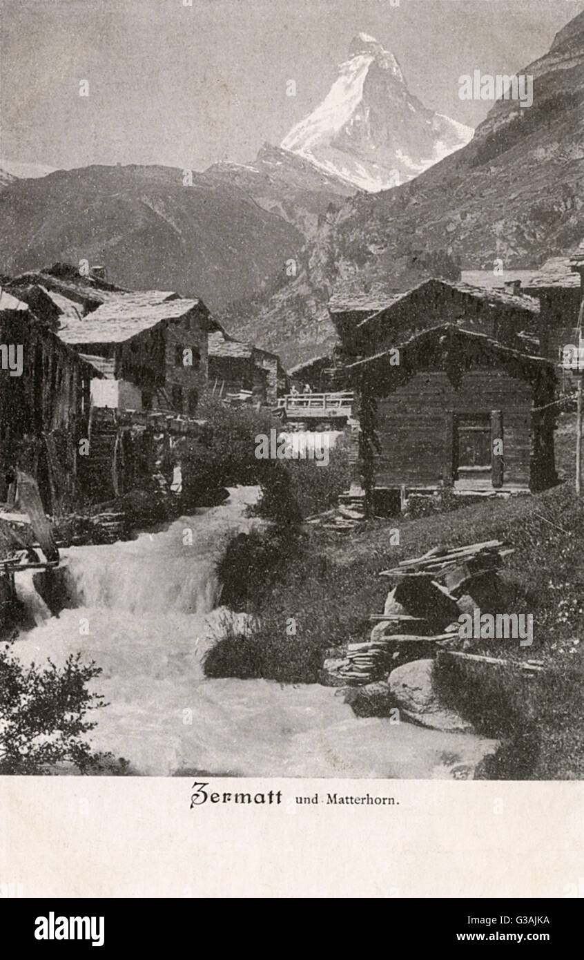 Zermatt Historical High Resolution Stock Photography and Images - Alamy