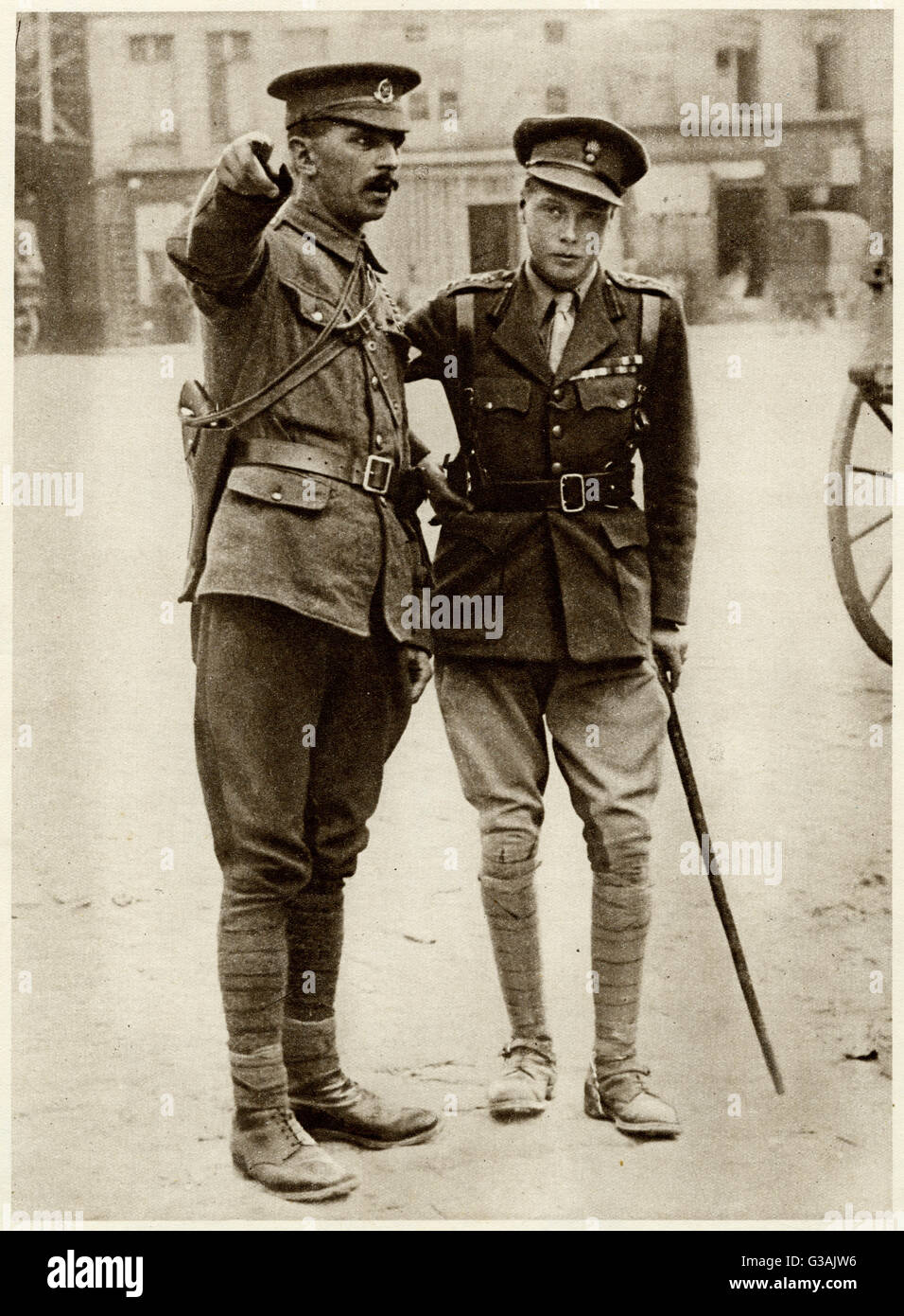 Prince of Wales, World War One Stock Photo - Alamy