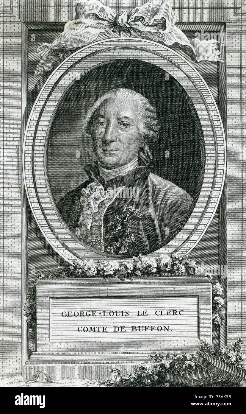 Georges-Louis Leclerc, Comte de Buffon (1707-1788) - French naturalist ...