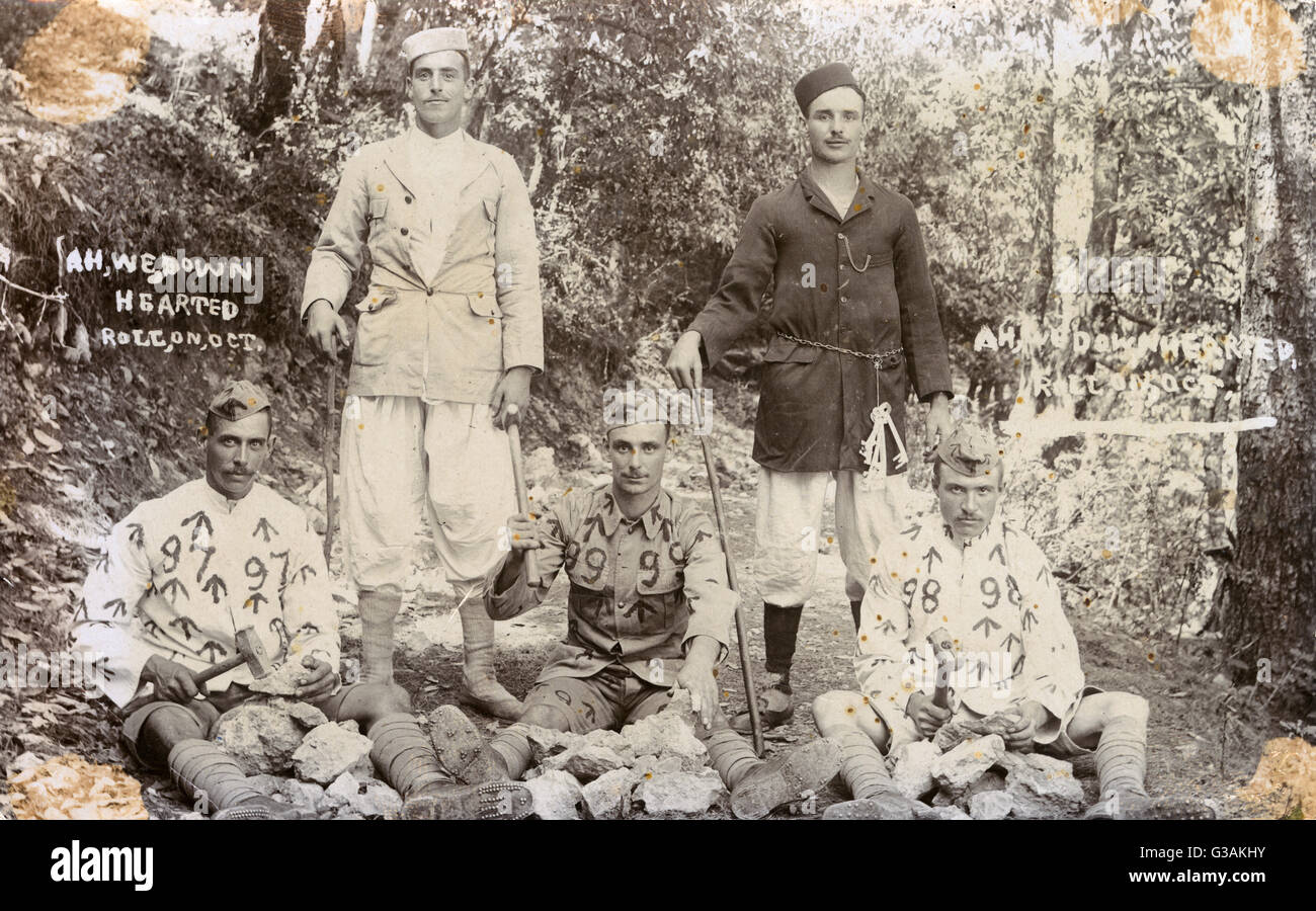 Prisoners breaking rocks hi-res stock photography and images - Alamy